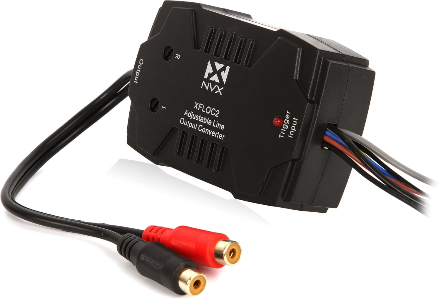 NVX 2-Channel 80W Adjustable Line Output Converter, Amplifier Signal ...