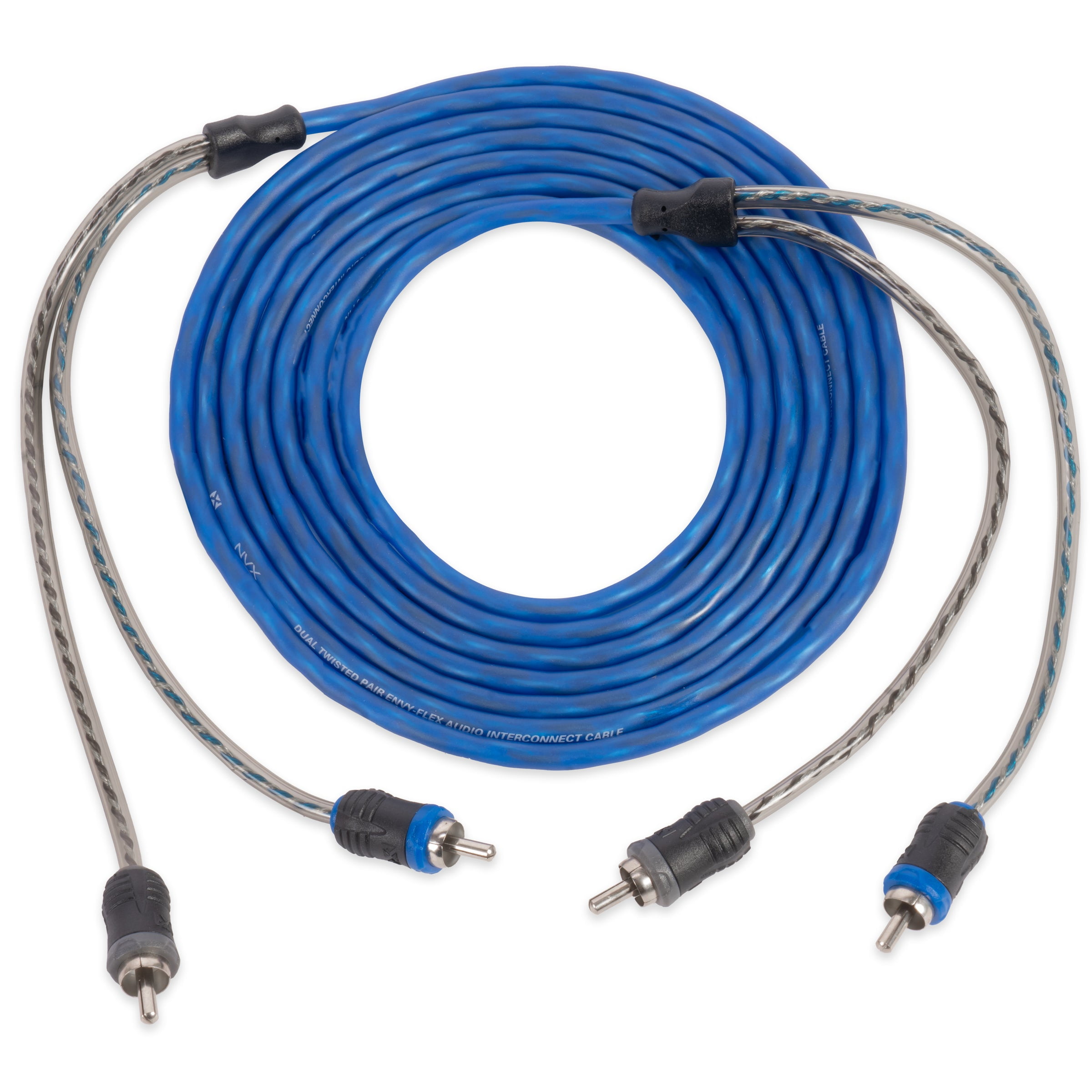 NVX XIV23 Car Audio RCA Audio Interconnect Cable 10 ft 2-Channel OFC ...
