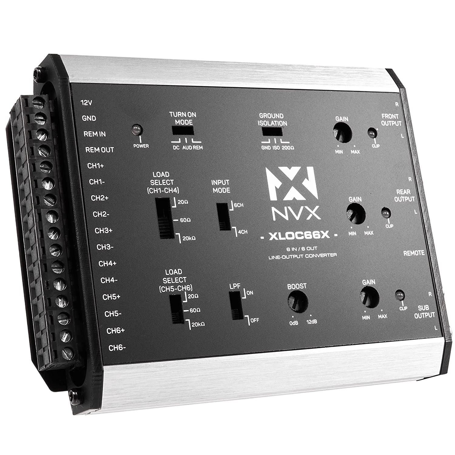 NVX XLOC66X 6 Input | 6 Output High Voltage Active Line Output ...