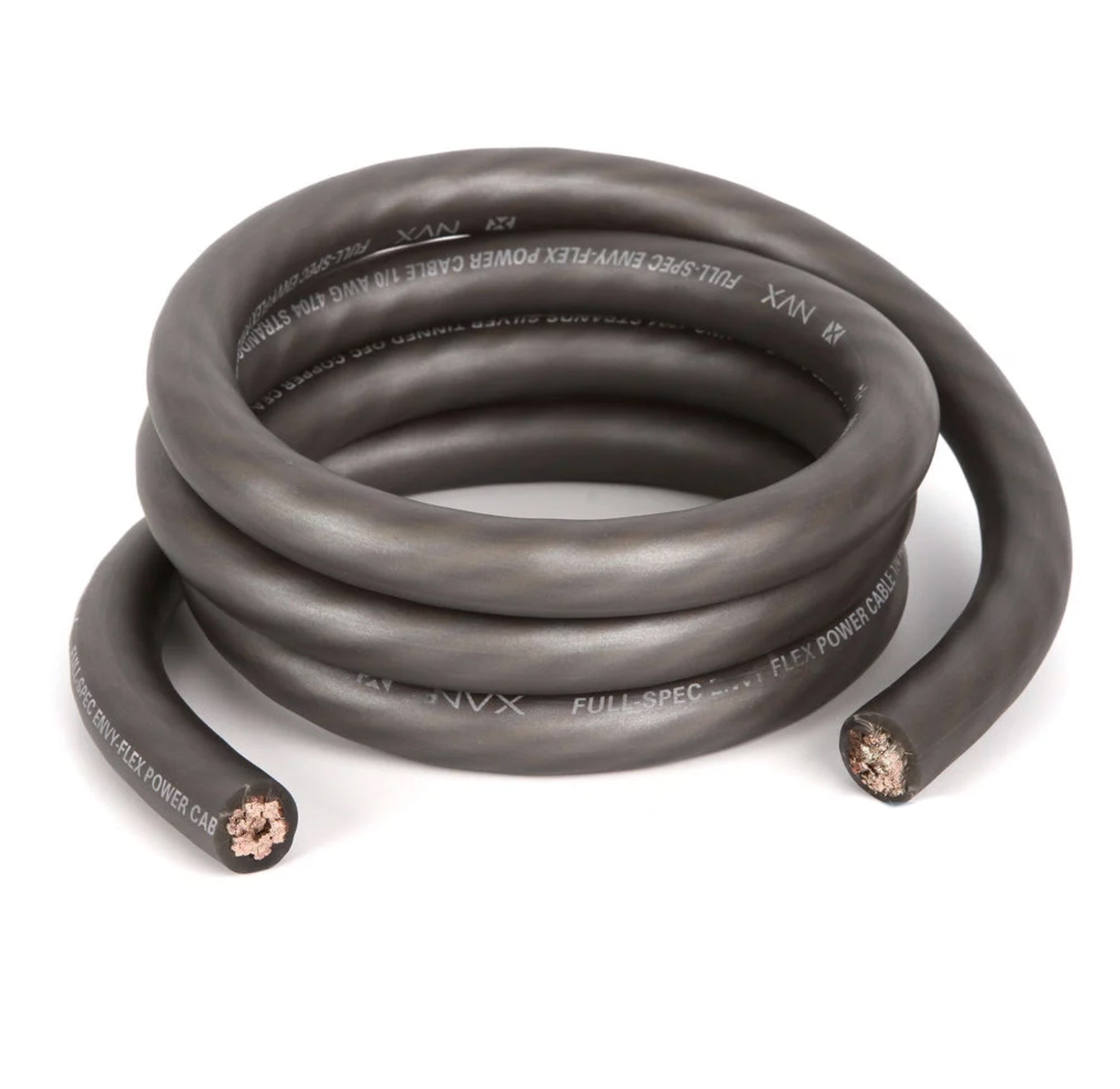 NVX XW0GR5 Power/Ground Wire Cable 5 ft. of Metallic Gray EnvyFlex True ...
