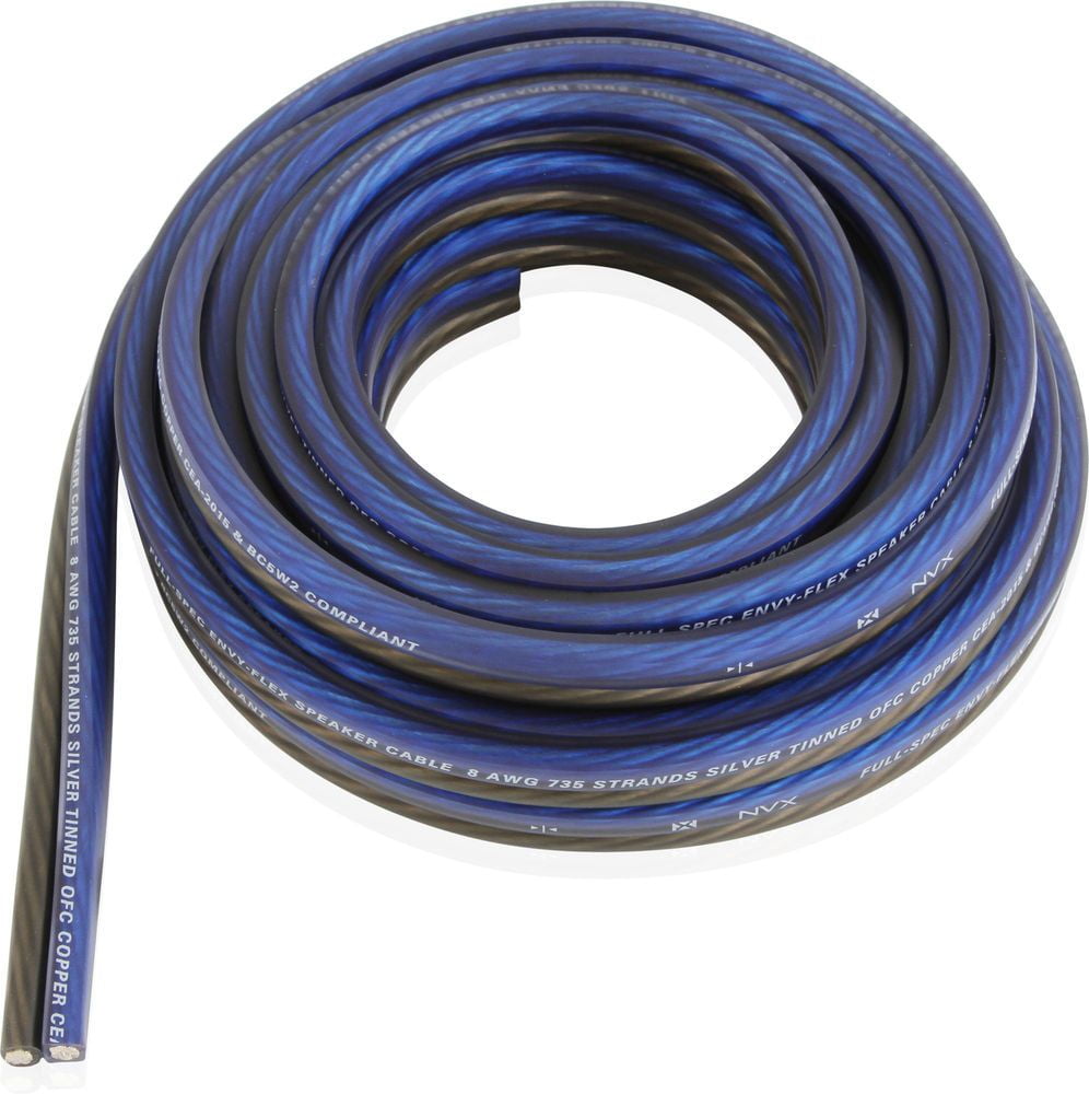 NVX XWS0820 20 ft of 8 Gauge True Spec 100% Oxygen-Free Copper (OFC ...