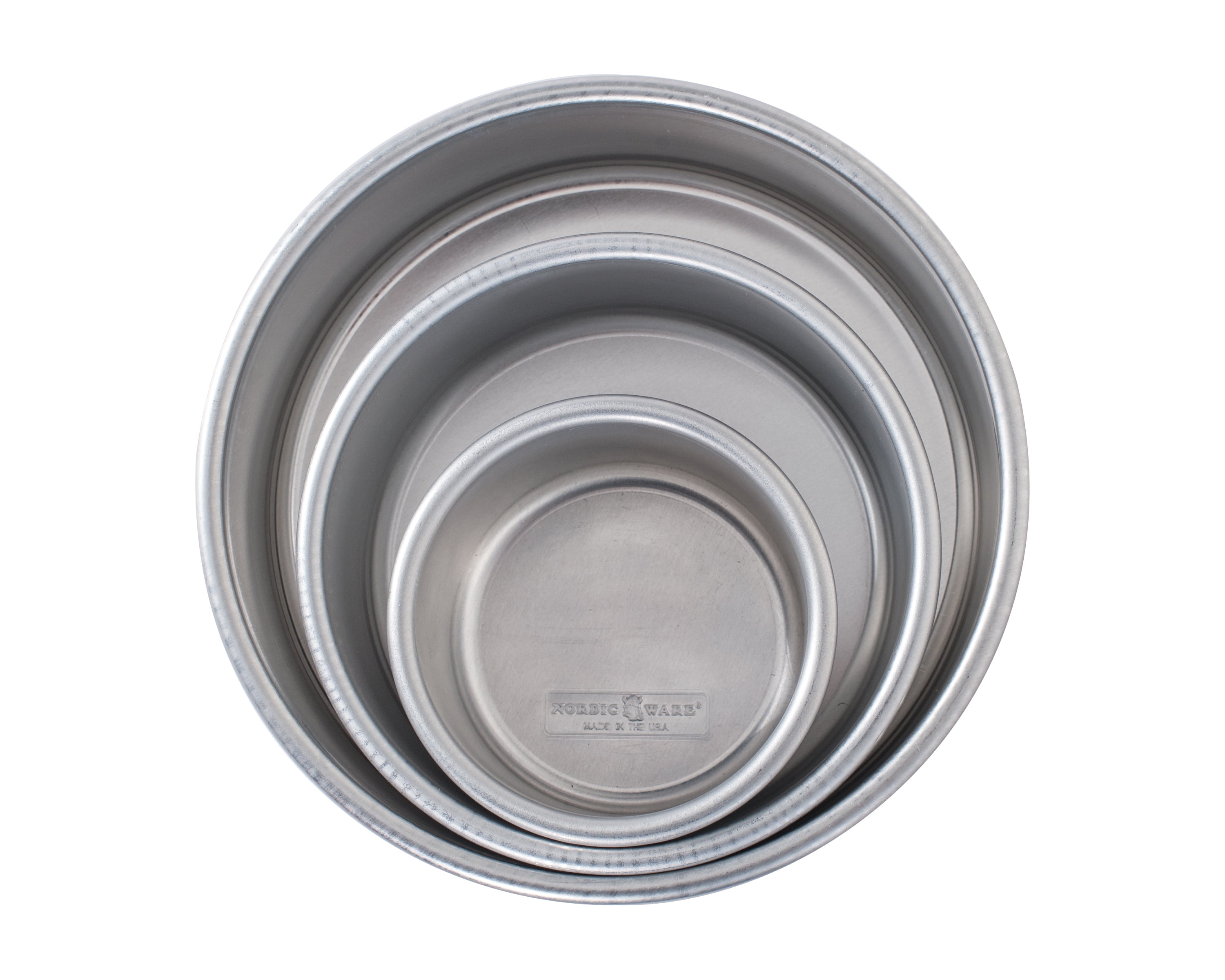 Nordic Ware 3pc Round Cake Pan Set; 8", 6", 4" - Walmart.com