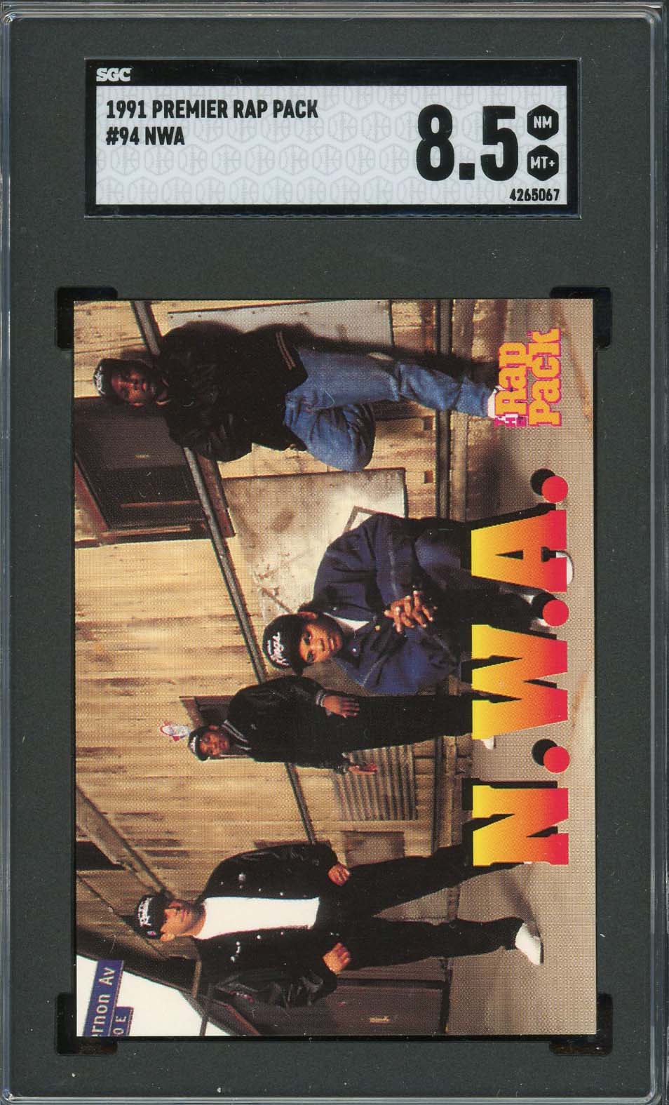NWA 1991 Premier Rap Pack Card #94 Graded SGC 8.5 - Walmart.com