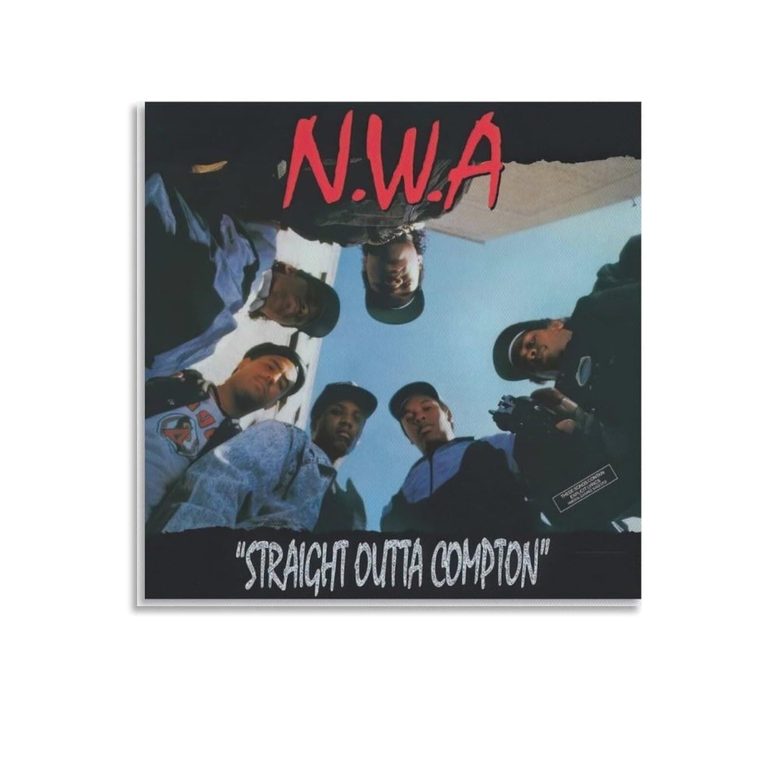 NWA Hip Hop Group Music Band Posters Canvas Wall Art Poster Decorative ...