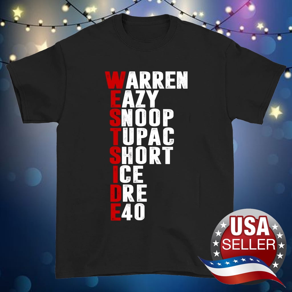 NWA rap westside black BASIC SHIRT Unisex All sizes - Walmart.com