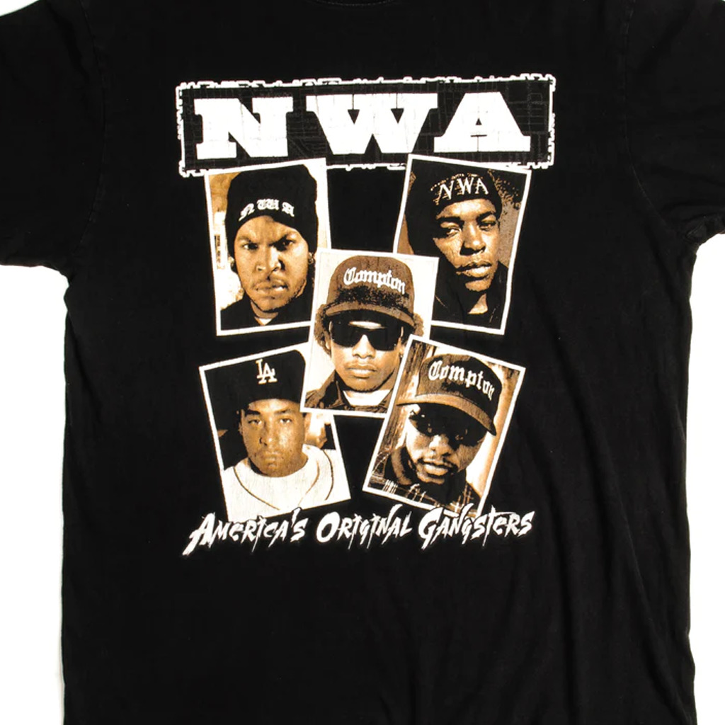 NWA rappers VTG T-shirt black cotton Unisex S-5Xl X529 - Walmart.com