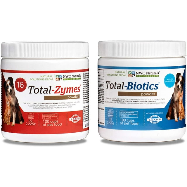 NWC Naturals Total-Digestion Mini-twin Pack Total-Zymes, Total-Biotics ...