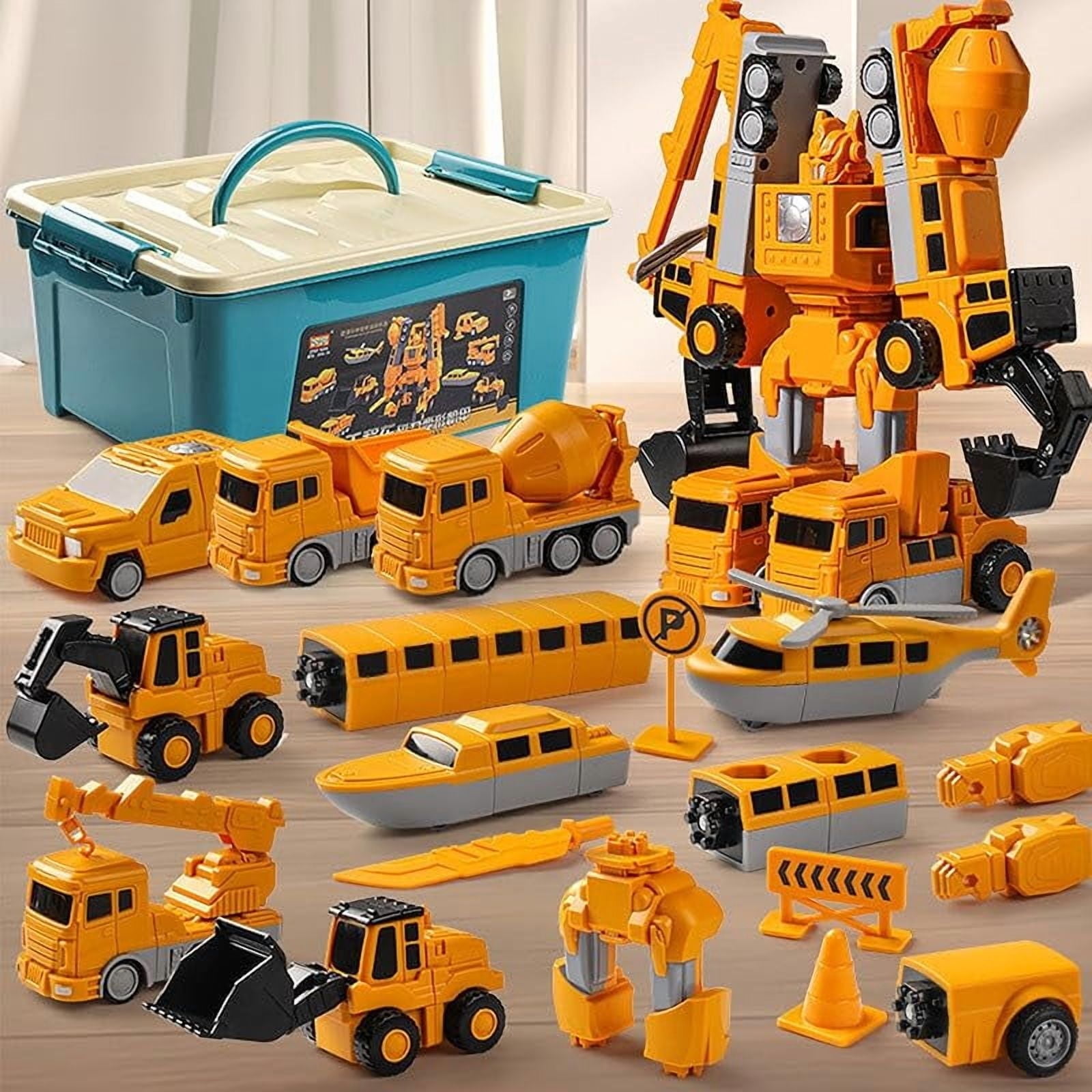 NWJ Magnetic Building Set – 35-Piece Creative Vehicle Assembly Kit with ...