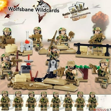 NWJ Military Building Block Set - Desert Special Forces Ghost Soldier ...
