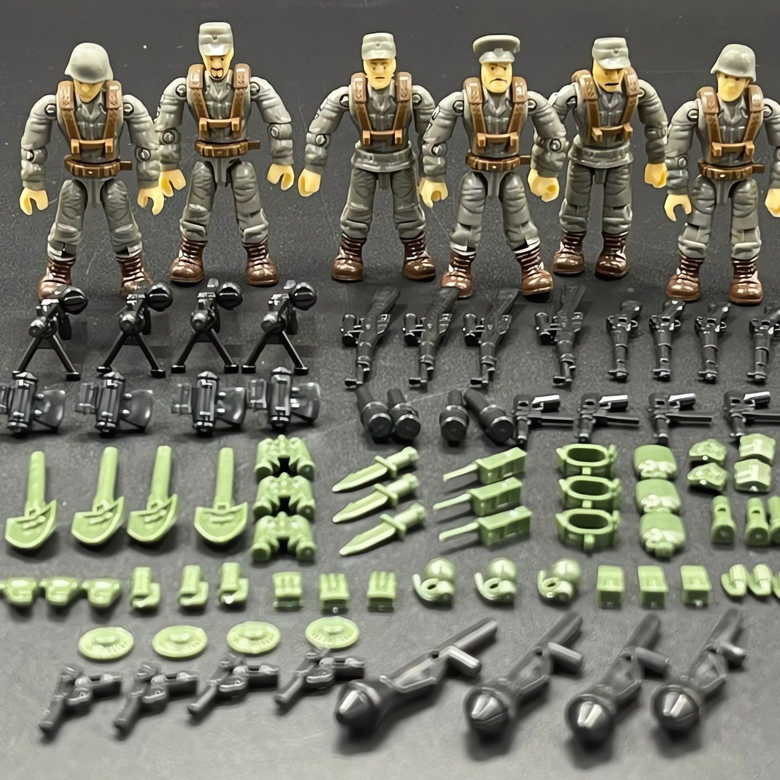 NWJ Articulated Building Block Soldier Model, Special Forces Tactical ...