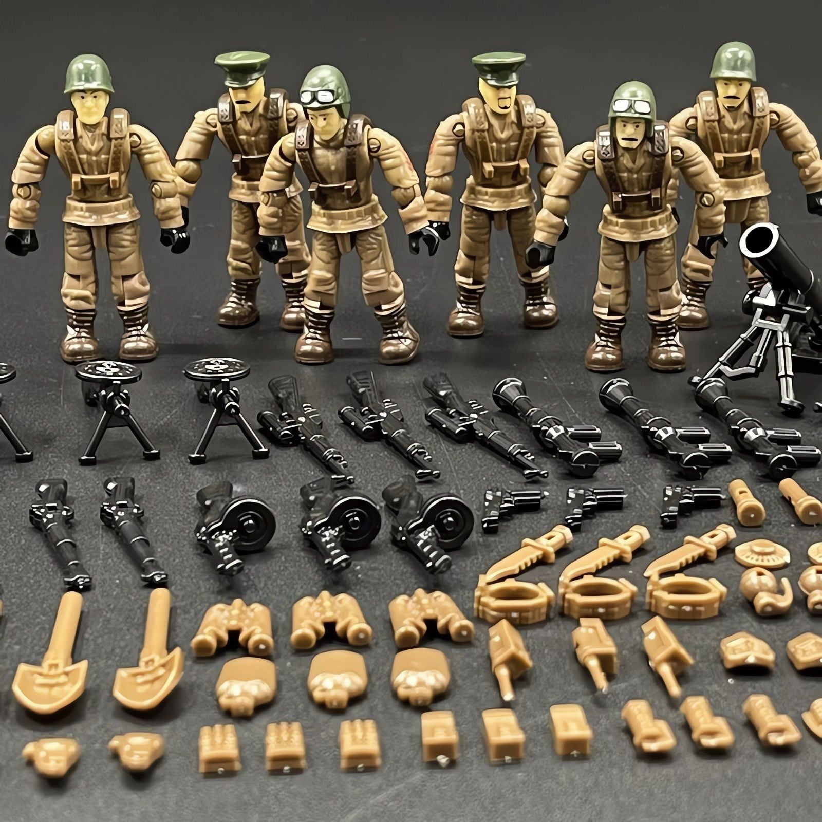 NWJ Articulated Building Block Soldier Model, Special Forces Tactical ...