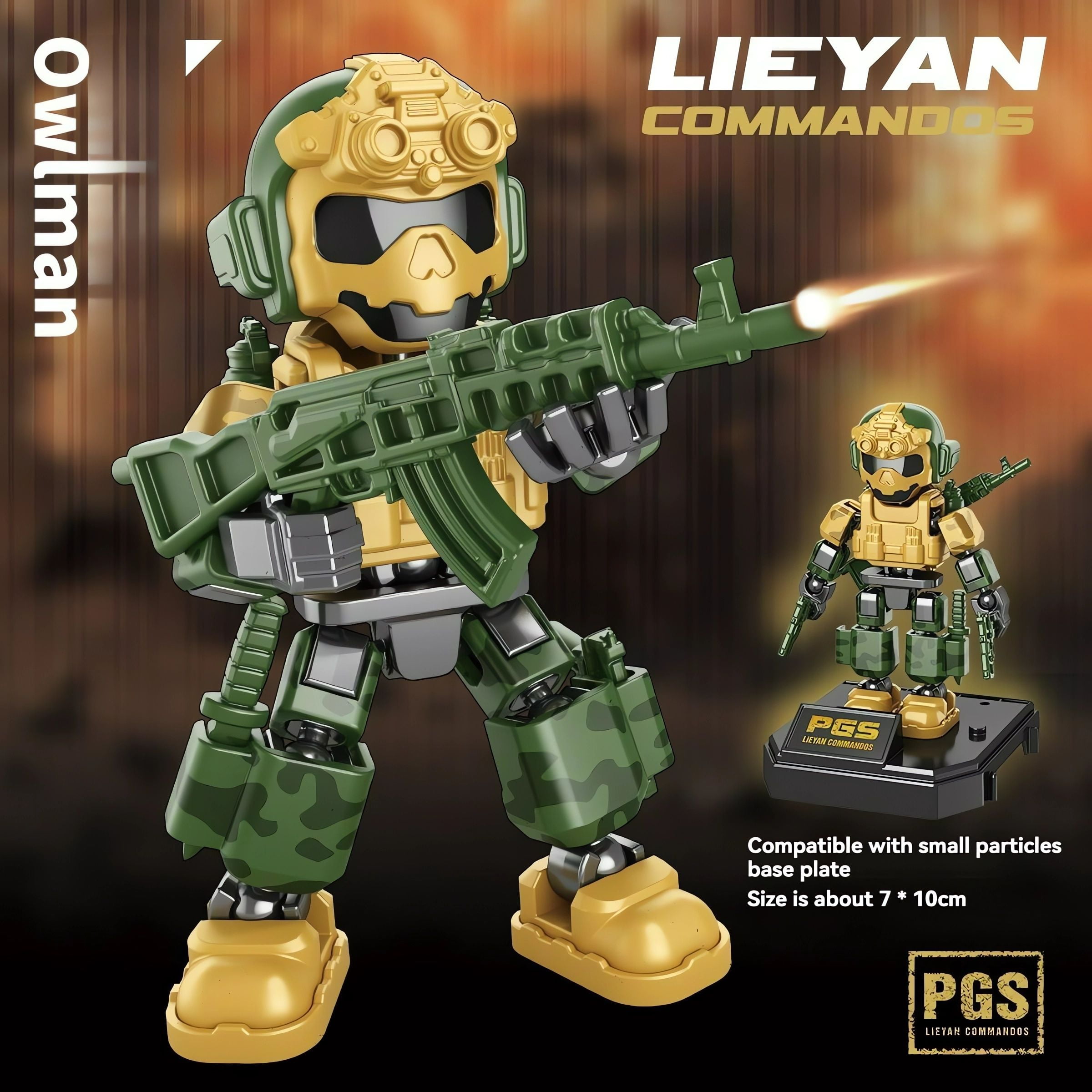 NWJ Building Blocks Special Forces Soldiers - Military Minifigures ...