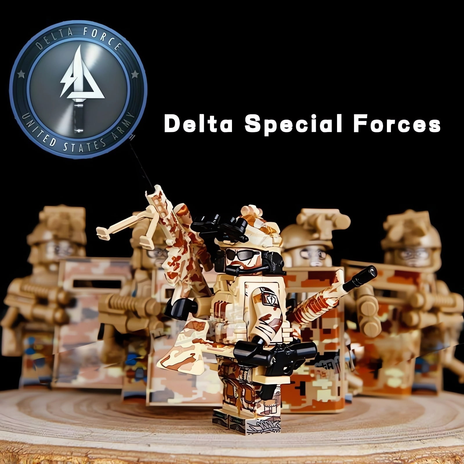 NWJ Building Blocks Toy - Special Forces SEAL Team Alpha Soldiers ...