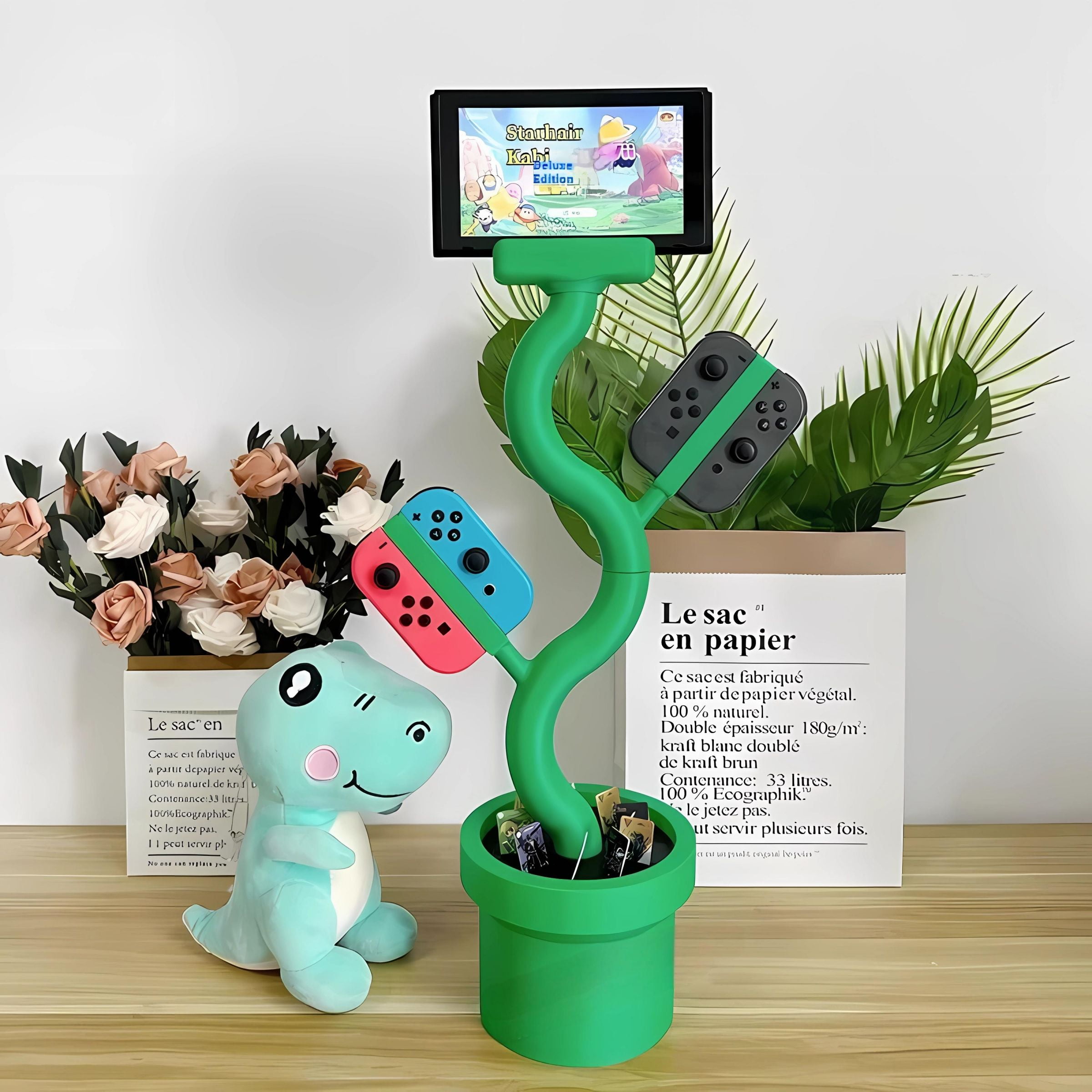 NWJ Cannibal Flower Charging Dock and SWITCH Stand - Desktop Decoration ...