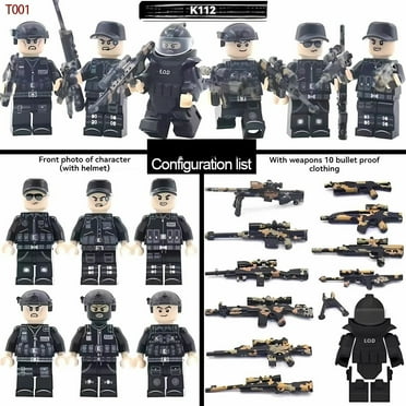NWJ Military Building Blocks Soldier Set - Desert Special Forces Ghost ...