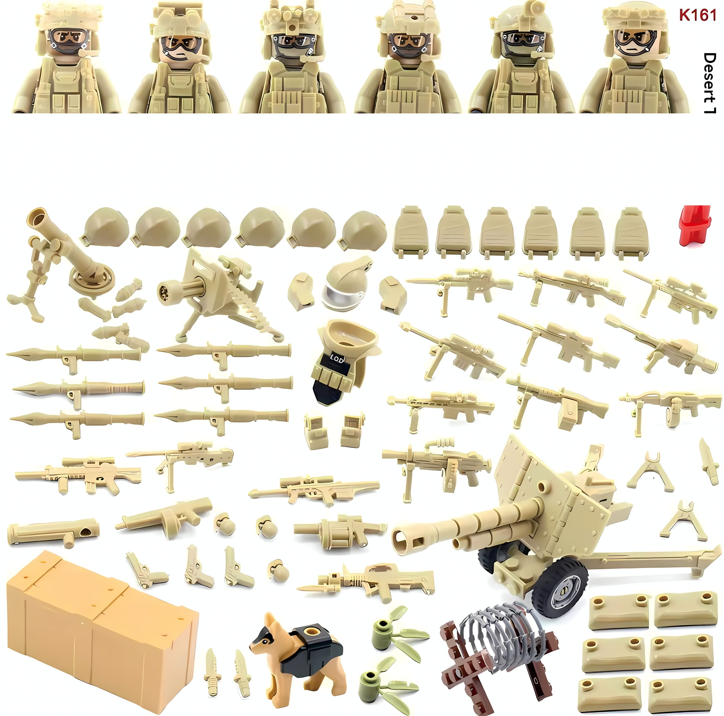 NWJ Children's Building Block Soldier Ghost Camouflage Special Forces ...