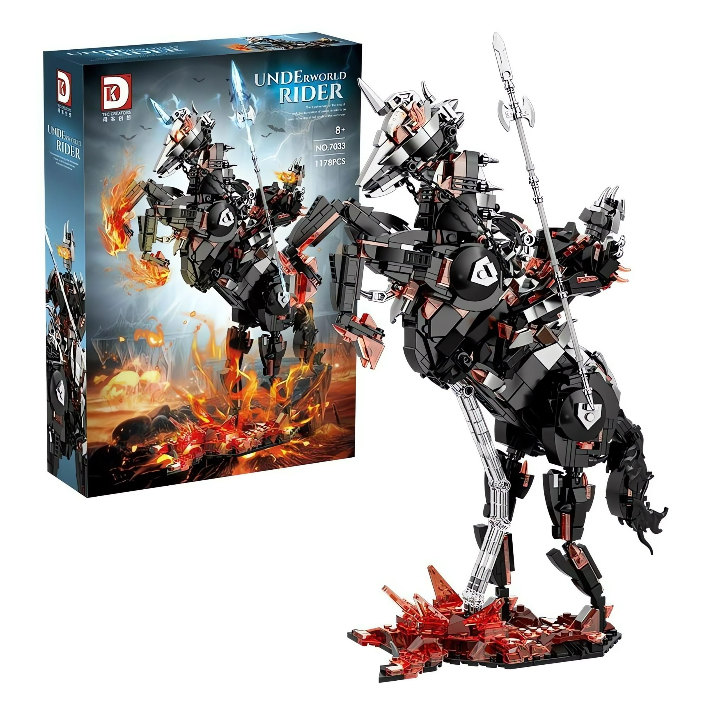 NWJ - Inferno Knight Mech Building Blocks – Educational Assembly Toy ...