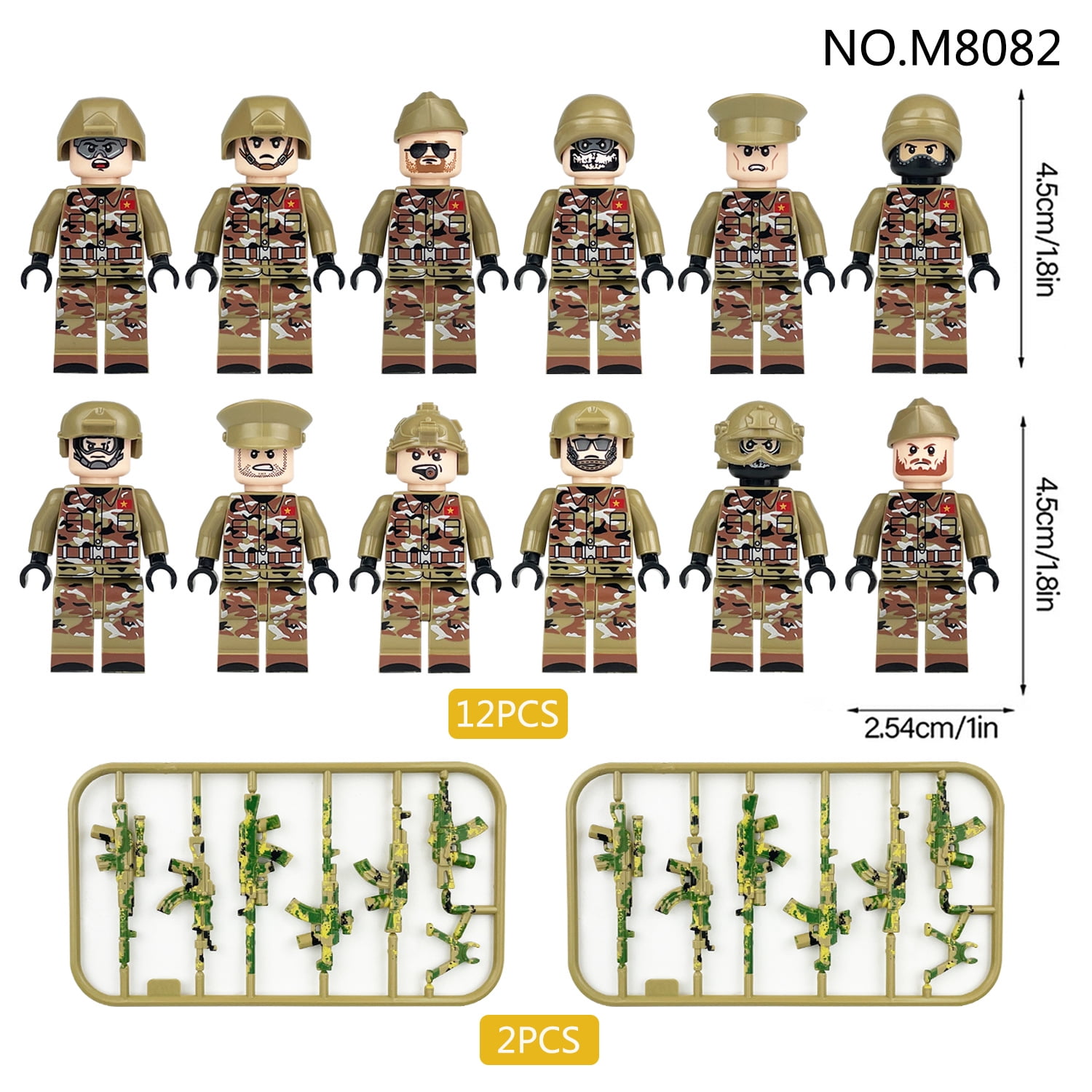 NWJ Kids Building Block Figures Set – Fun DIY Toy Characters for ...