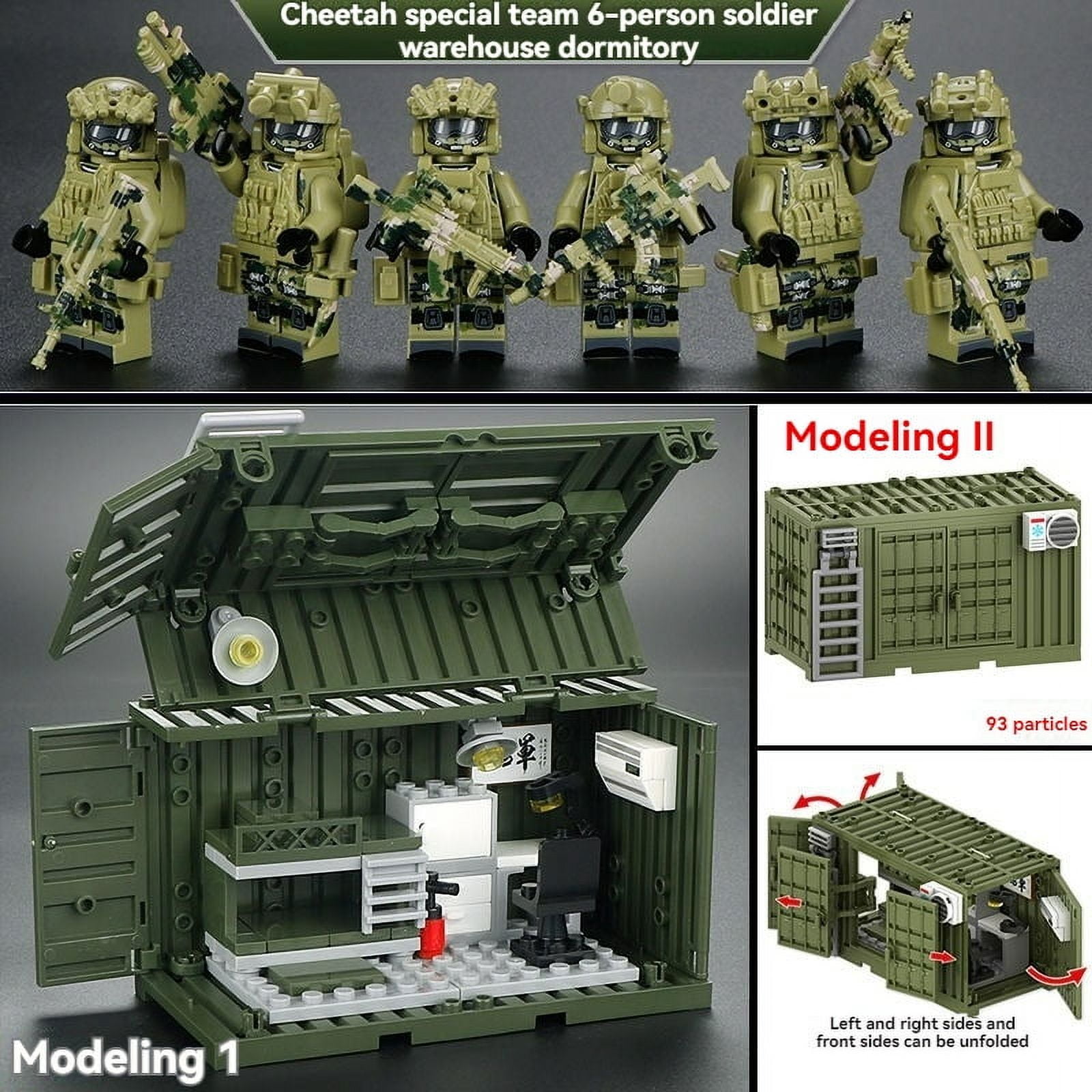NWJ Military Building Blocks Toy Set - Action Figure Compatible ...