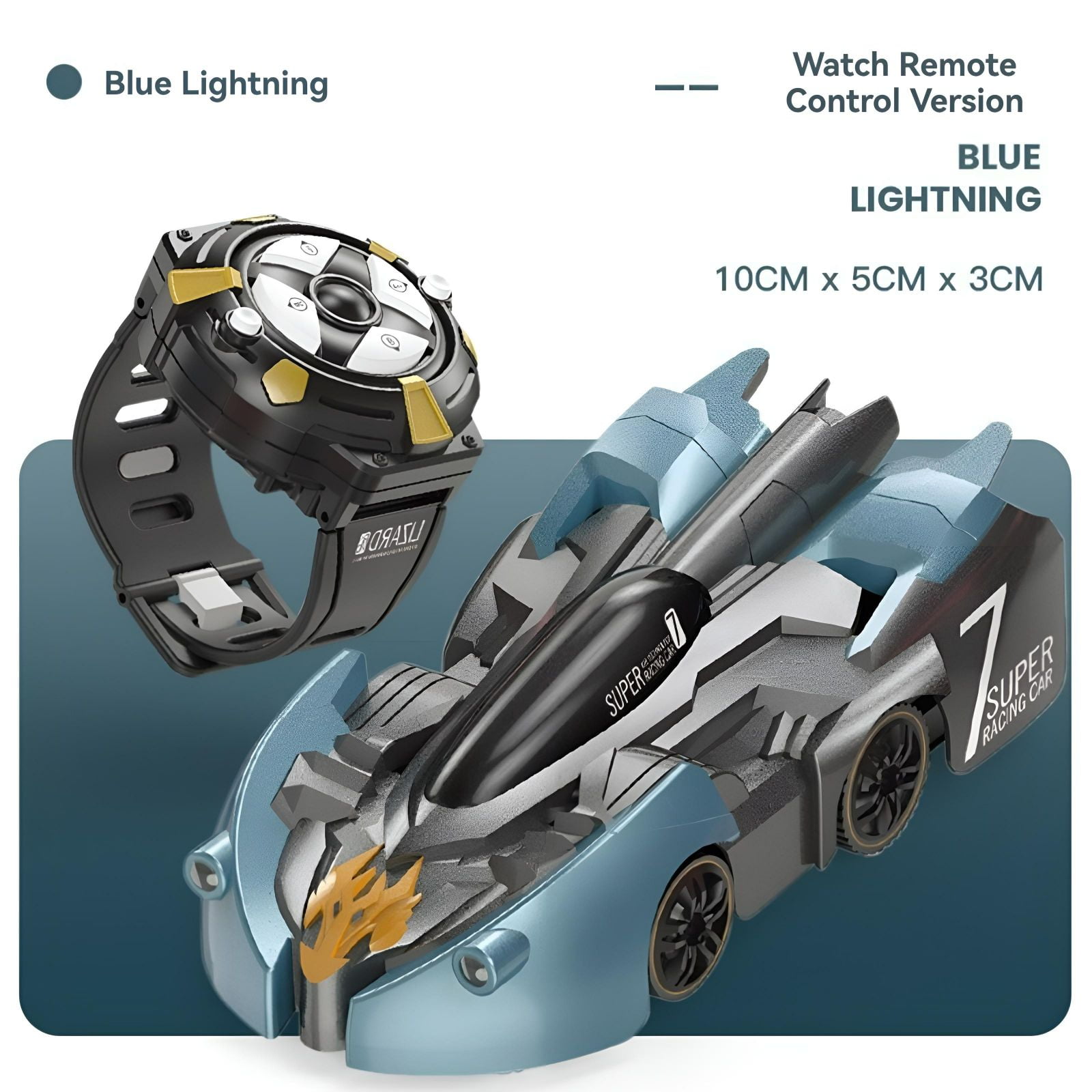 NWJ New Mini Wall Climbing Watch RC Car - Rechargeable Remote Control ...