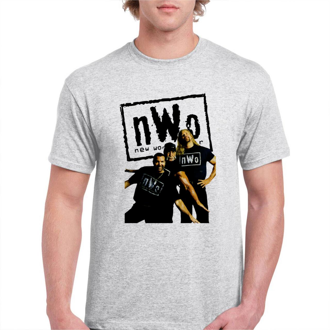 NWO Hollywood Hulk Hogan Kevin Nash Scott Hall Wrestling T-Shirt S-3XL WWE WCW - Walmart.com