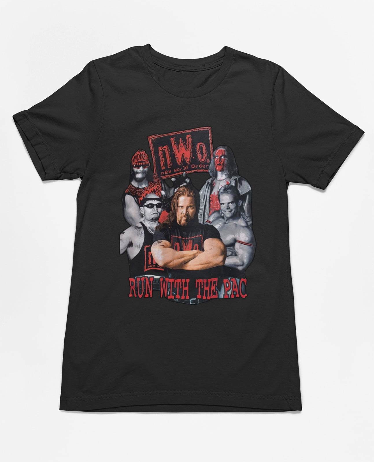 NWO Wolfpac Vintage WCW 1998 Pro Wrestling Sport Gym 100% Cotton Shirt ...
