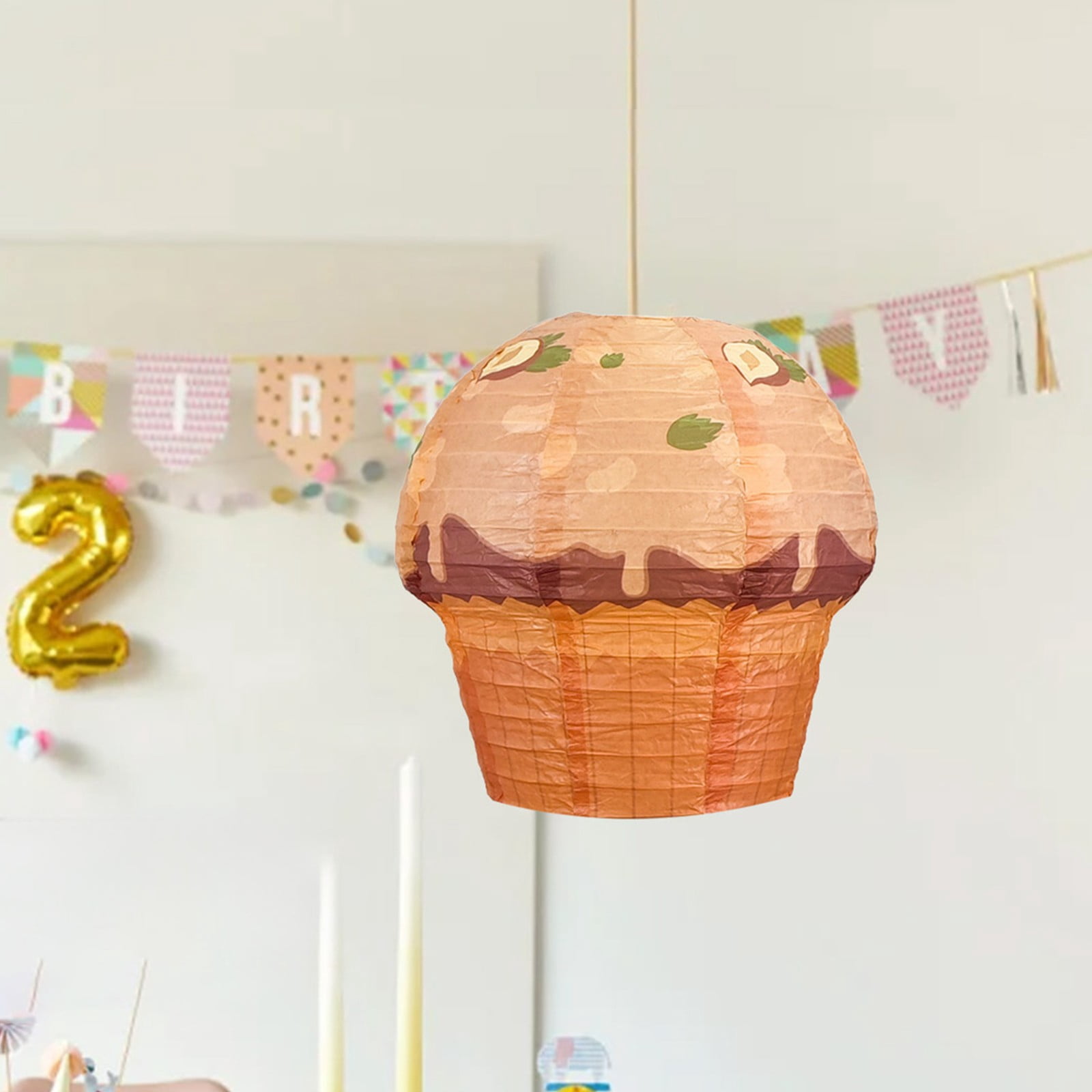 NWOKYZGH 1Pc Large Candyland Cupcake Party Decoration Candyland Donut ...