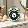 NWOKYZGH Alarm Clock, Double Bell Classic Home Cute Battery Operated ...