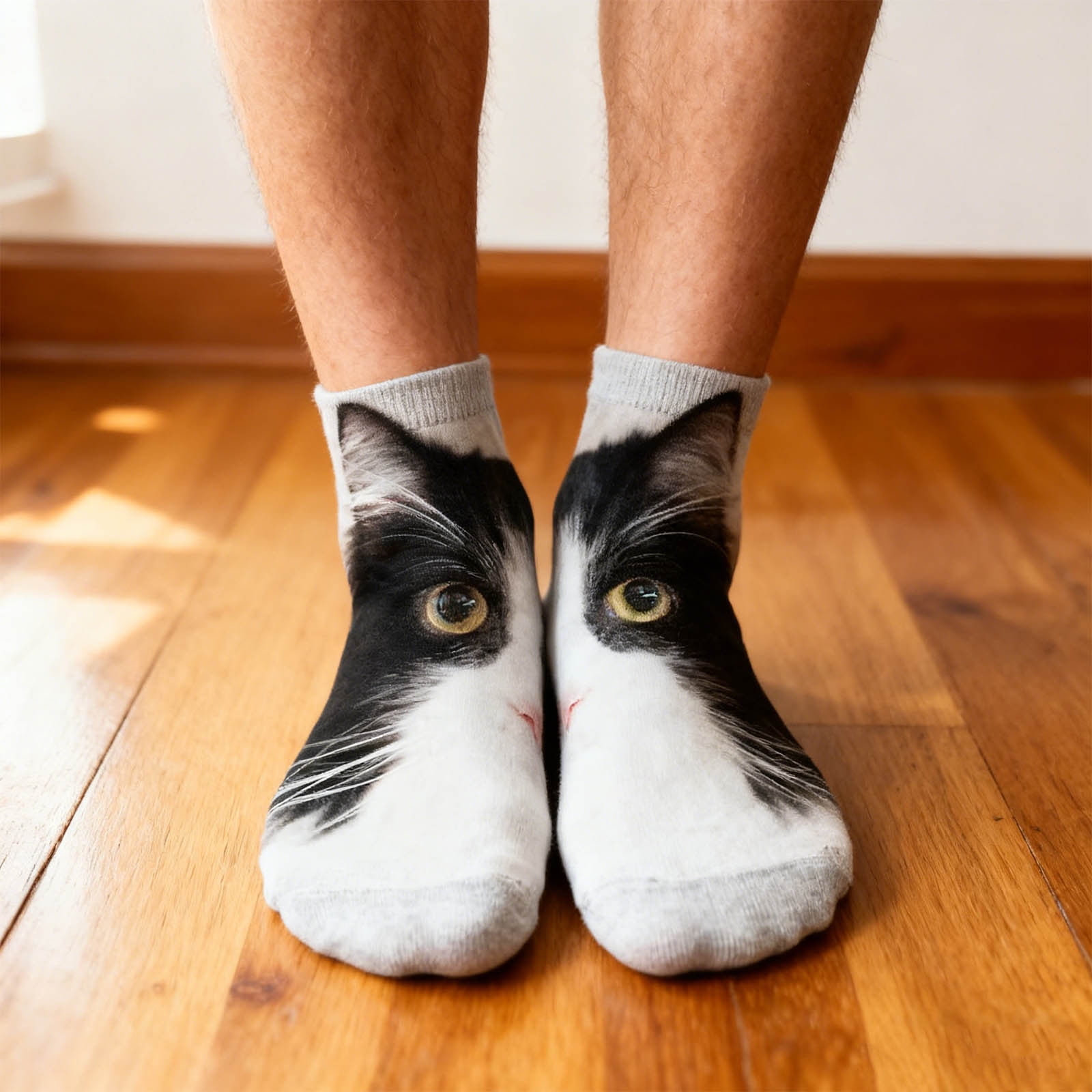 NWOKYZGH Animals Socks - Funny 3D Animal Socks Crazy Face Socks Novelty ...