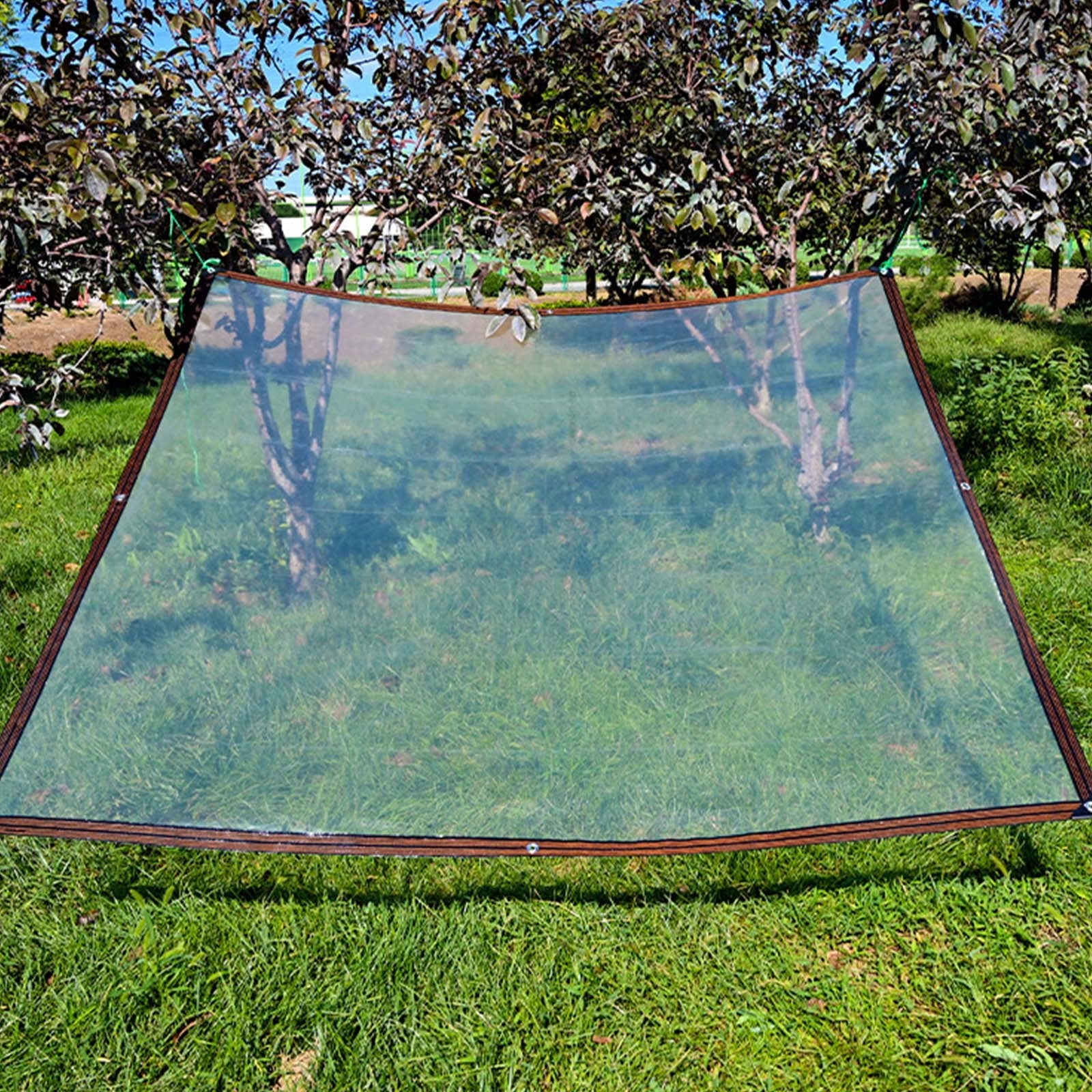 NWOKYZGH Clear Tarp Waterproof Heavy Duty Plastic Tarps, Vinyl ...