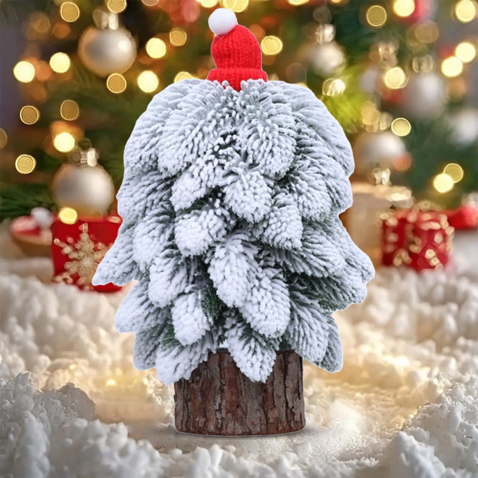NWOKYZGH Mini Artificial Christmas Tree Small Tabletop Christmas Tree ...