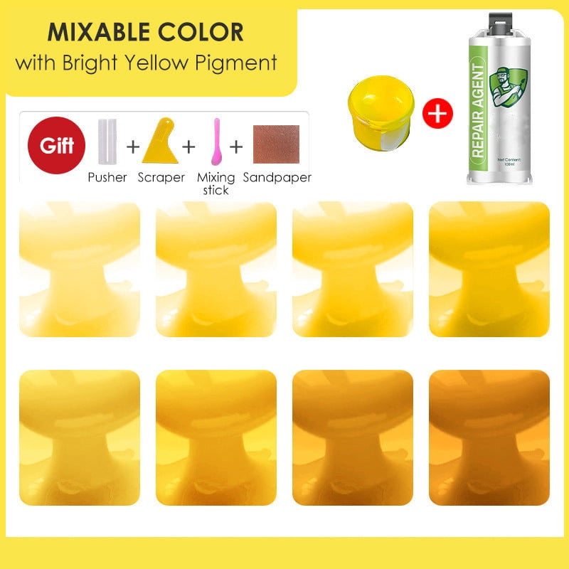 NWOKYZGH Tile Repair Kit, Ceramic Tile Chip Repair Kit, Porcelain ...