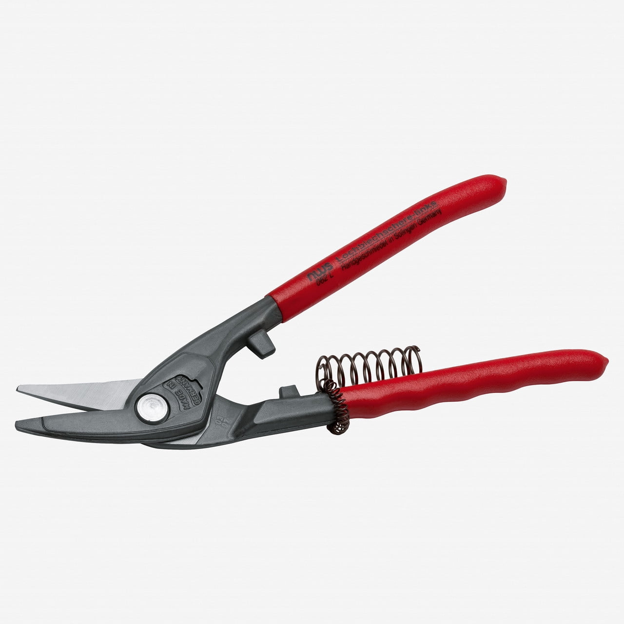 NWS 10" Punch Tin Snips - Atramentized - Plastic Grip - Left Handed ...