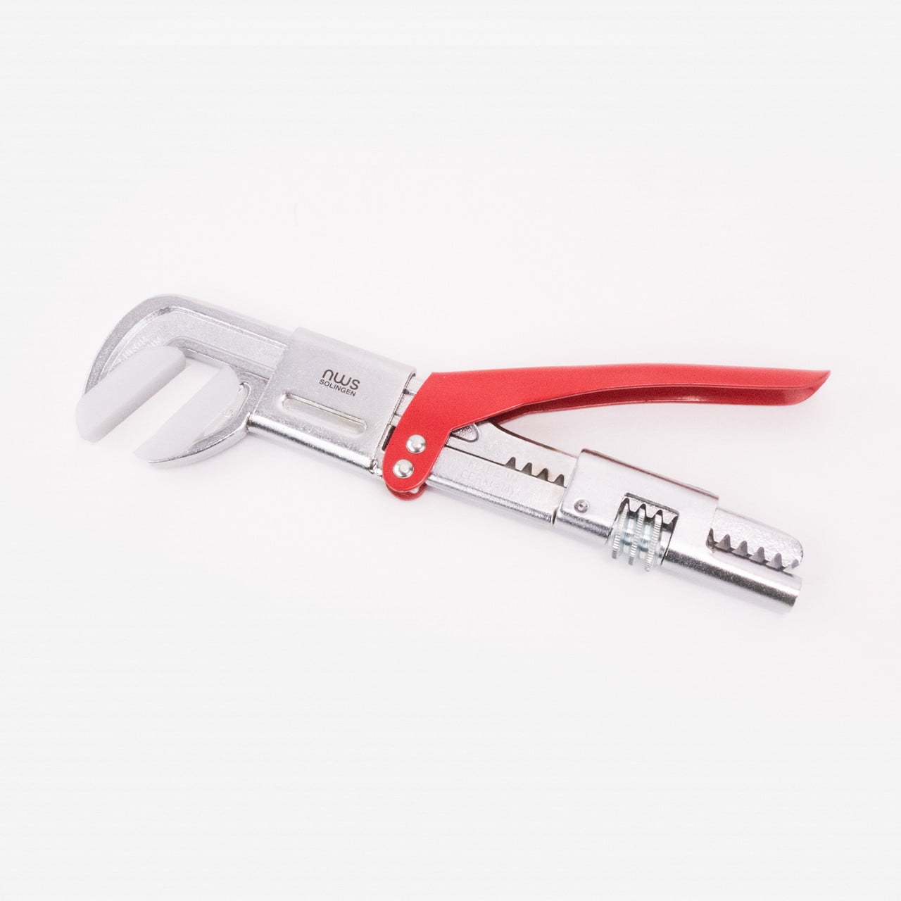 NWS 11" Plumbers Wrench - Chrome - Red Grip - Walmart.com