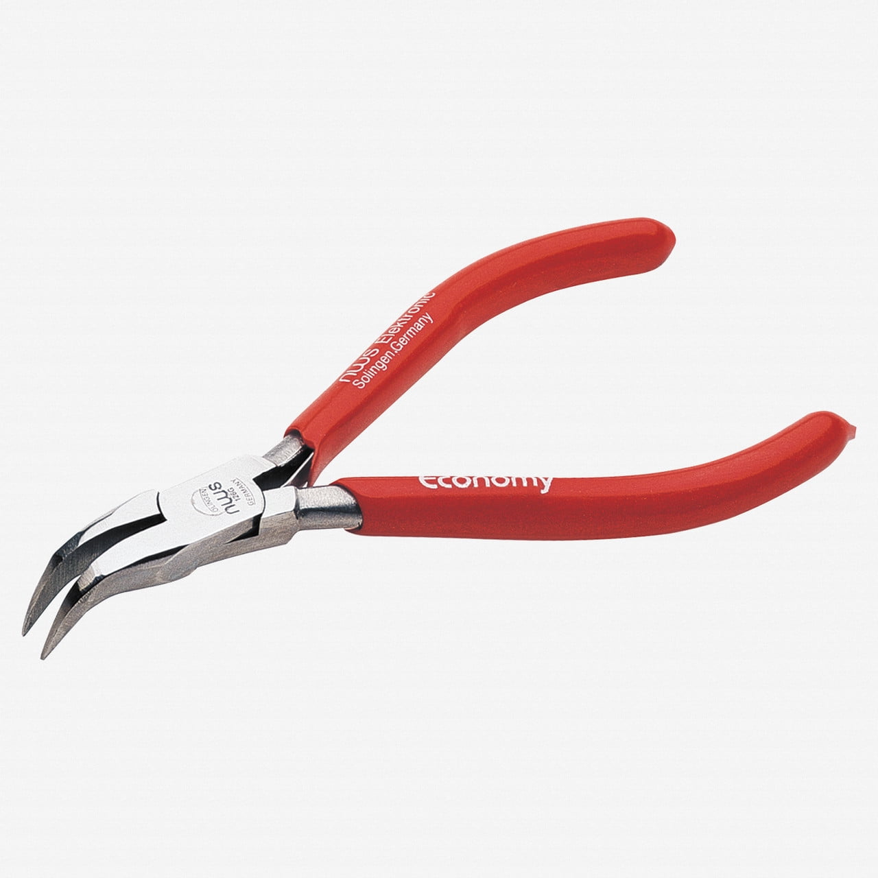 NWS 4.75" Bent Chain Nose Pliers - 45 Degree - MicroFinish - Plastic ...