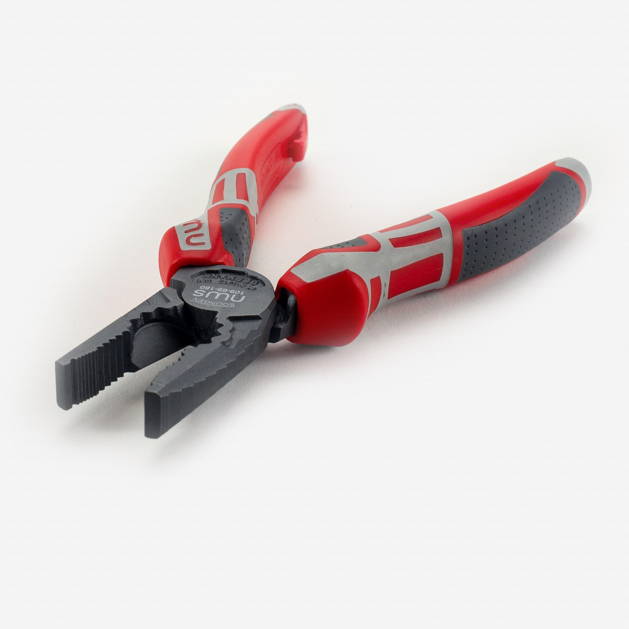 NWS 7" High Leverage Combination Pliers CombiMax - TitanFinish - SoftGripp, Tethered Attachment ...