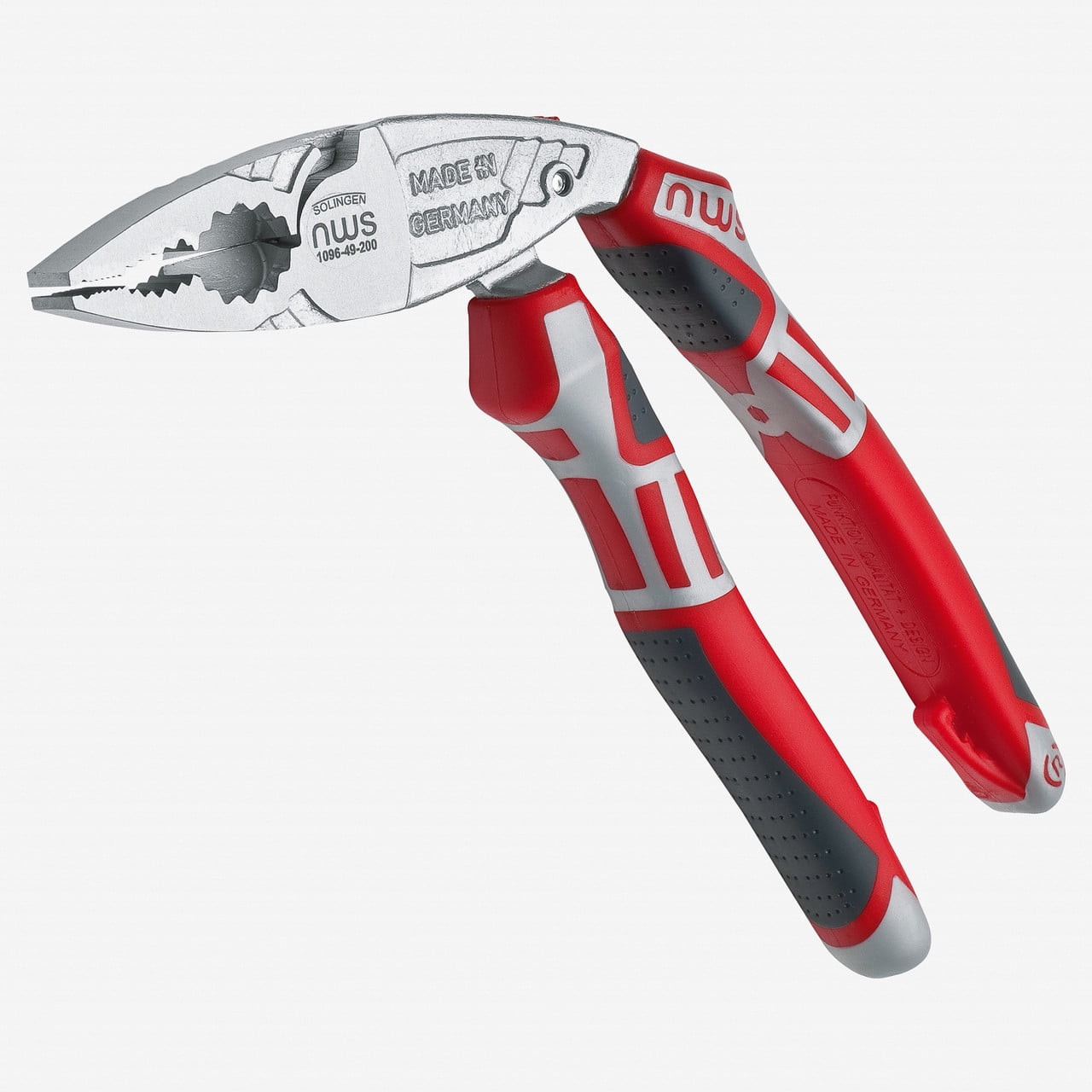 NWS 8" Ergonomic High Leverage Combination Pliers ErgoCombi - Matte ...