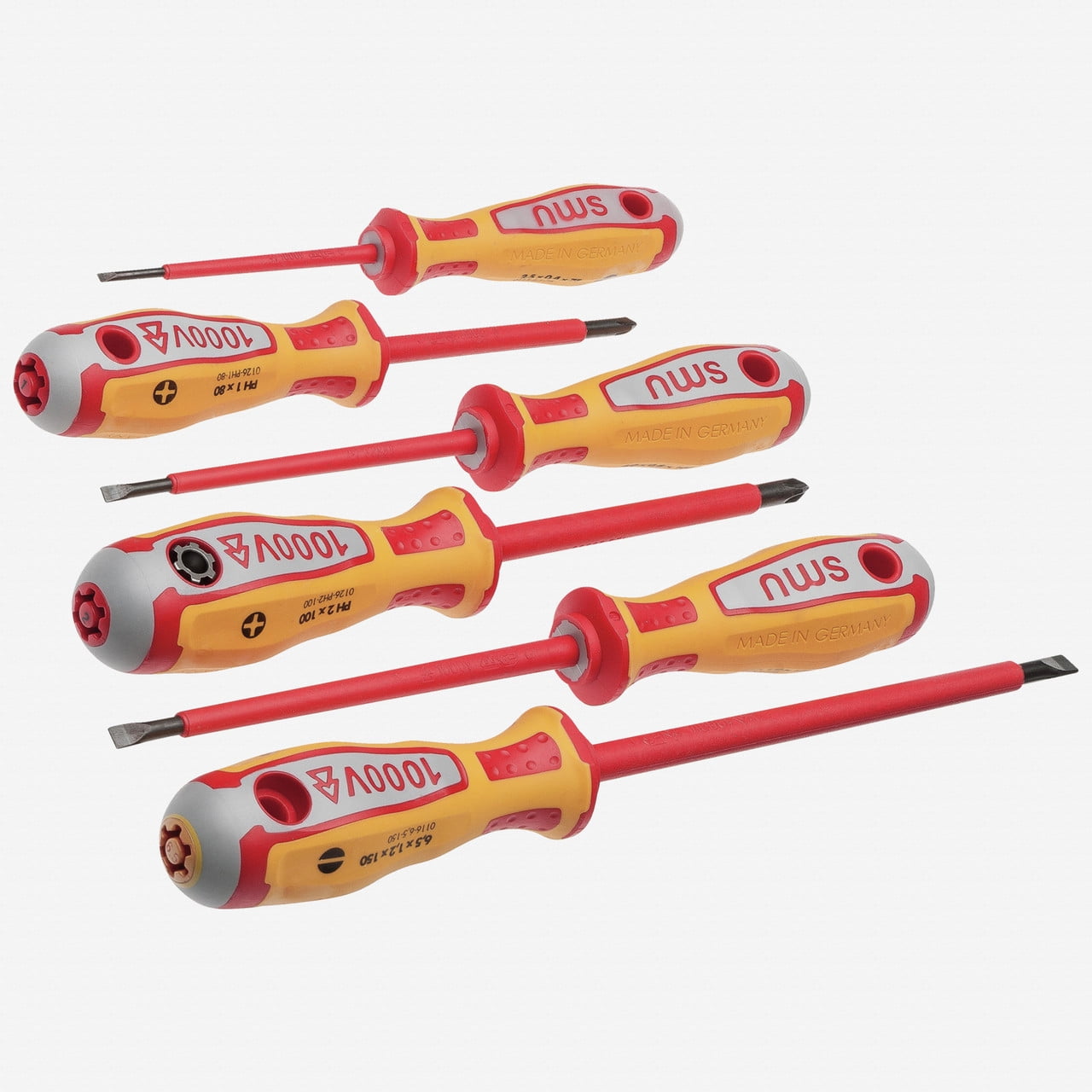 NWS Insulated VDE Slotted/Phillips Screwdriver Set, 7 Pieces - Walmart.com