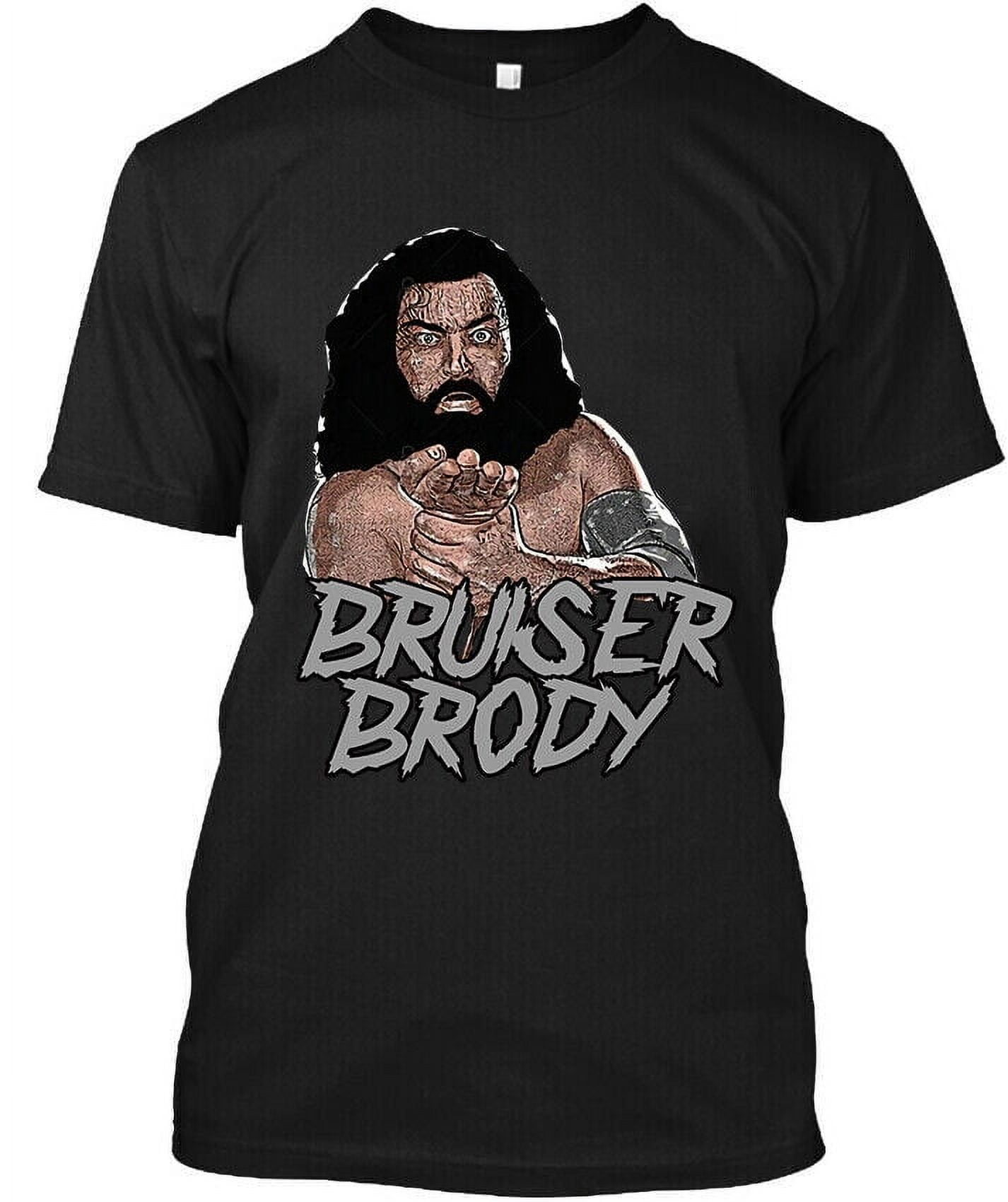 NWT Bruiser Brody Frank Donald Goodish American Wrestler Art Face T ...