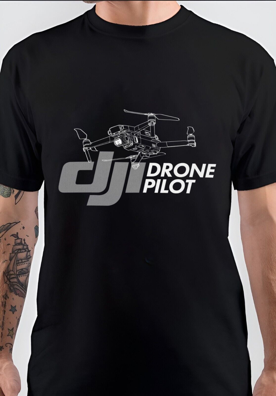 NWT Dji Drone Pilot Drone Operator Unisex T-Shirt - Walmart.com