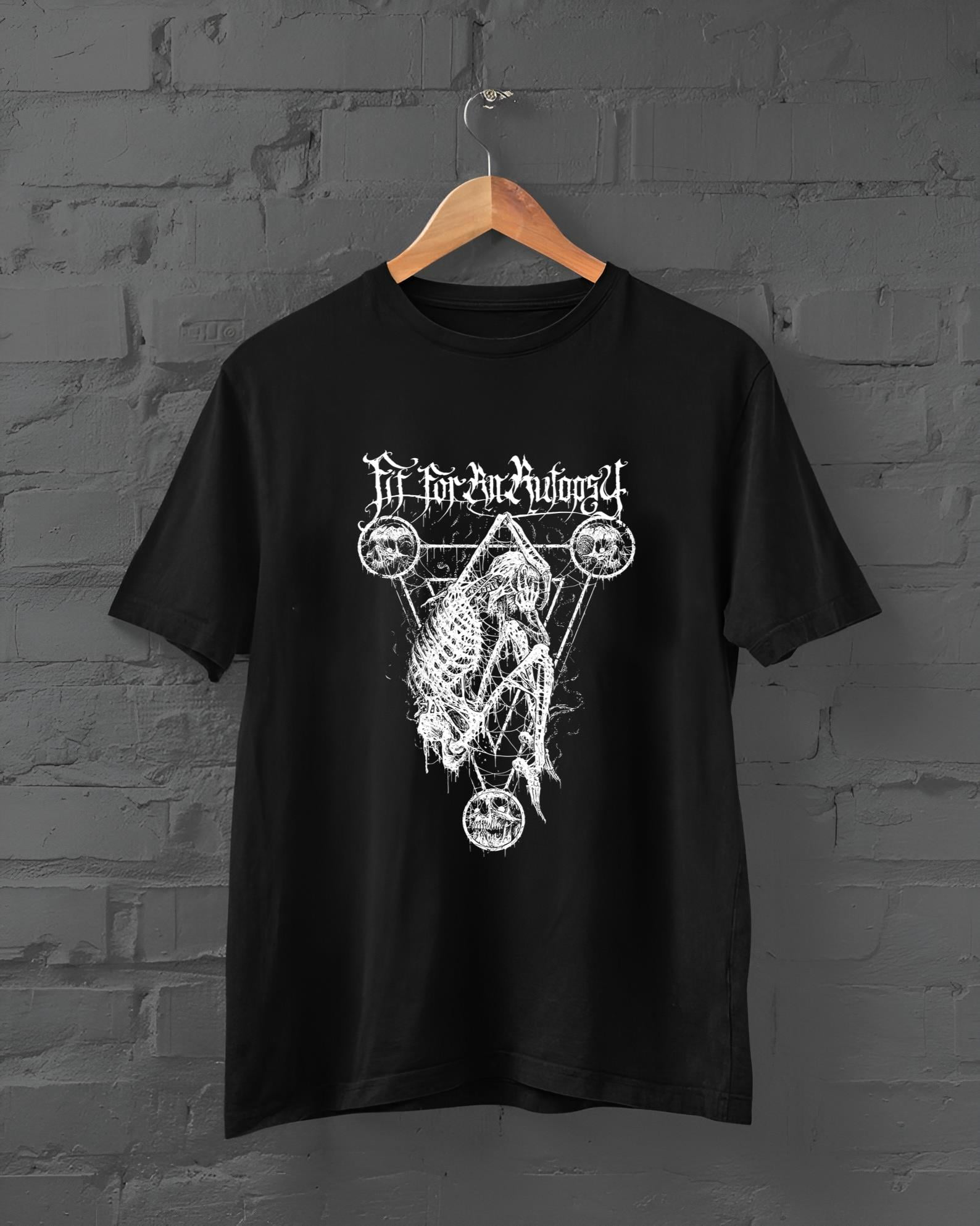 NWT! Fit for an Autopsy American Death Music Graphic Retro Logo T-Shirt ...