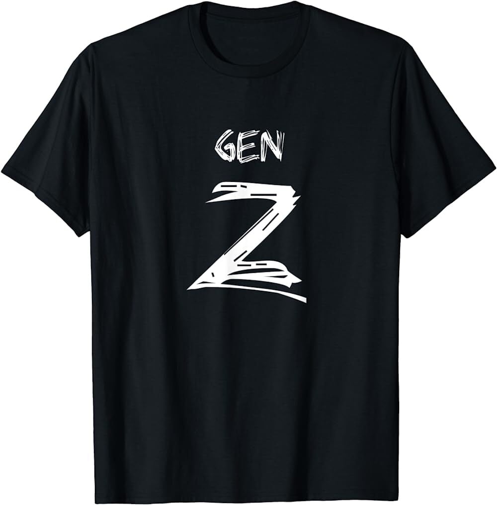 NWT Funny Gen Z Generation Z Shirt Generation Clothing Free Shipping T ...