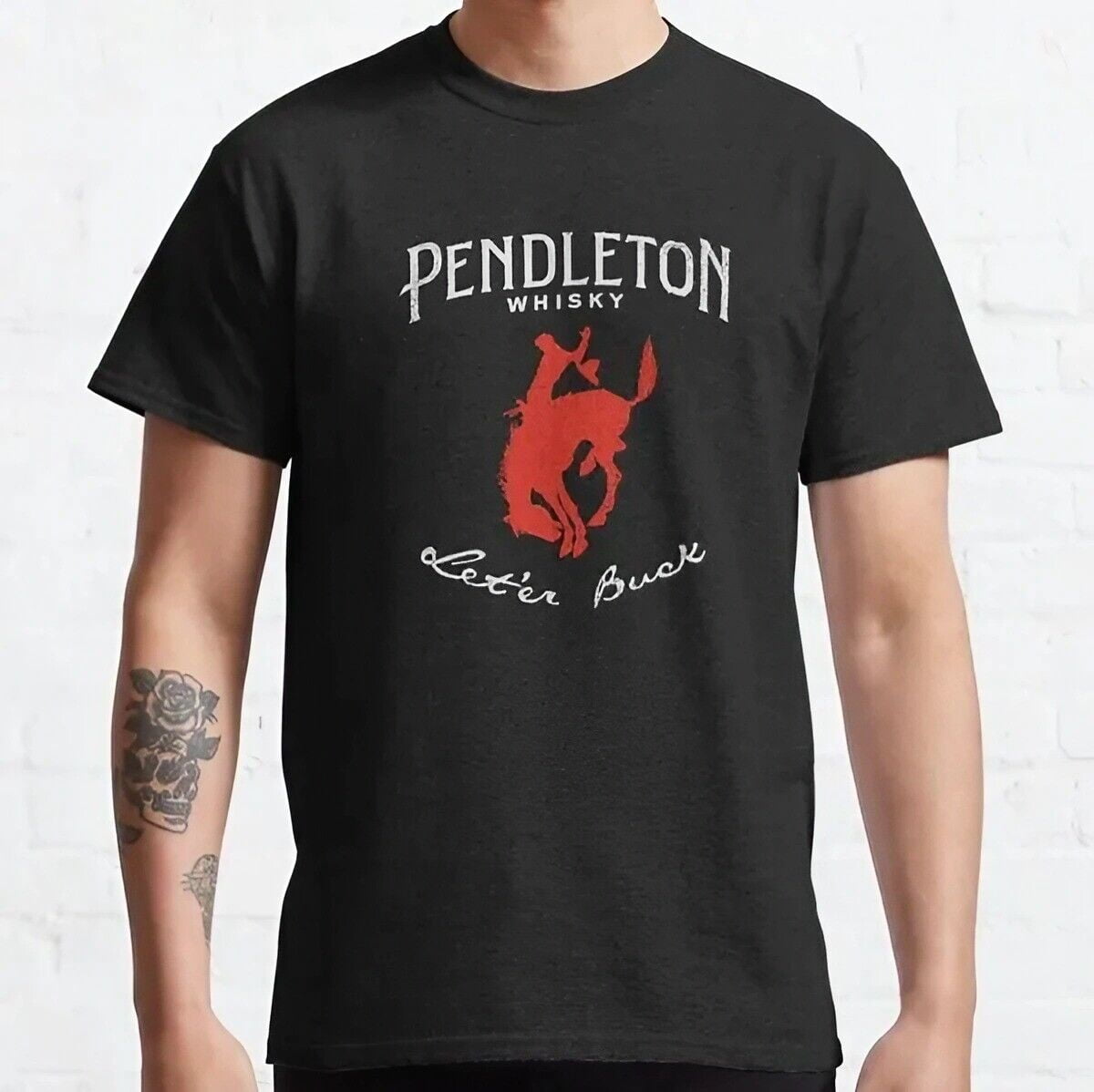 NWT Pendleton Whisky Leter Buck Animal Unisex T-Shirt - Walmart.com