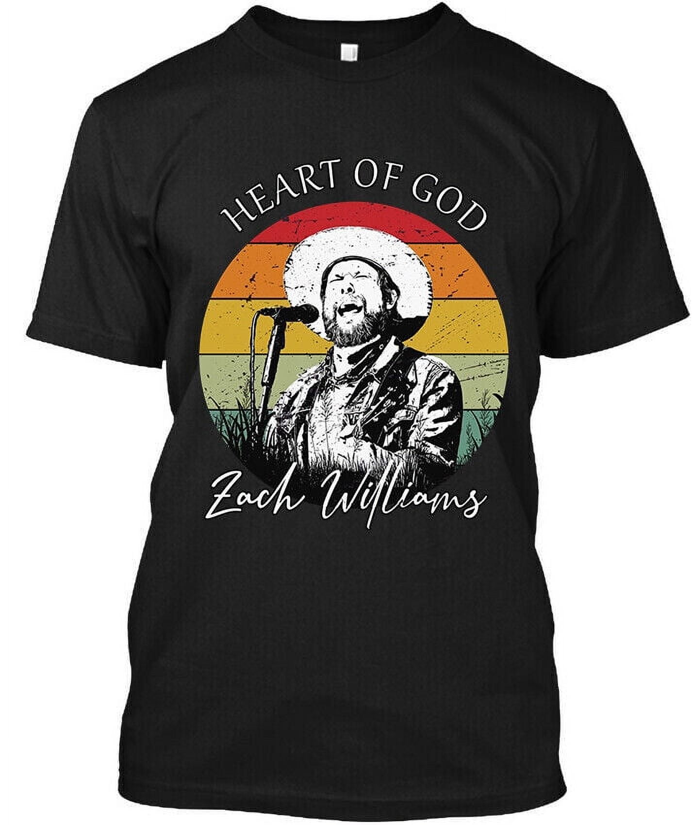 NWT Zach Williams Heart of God American Christian Music Retro Logo T ...