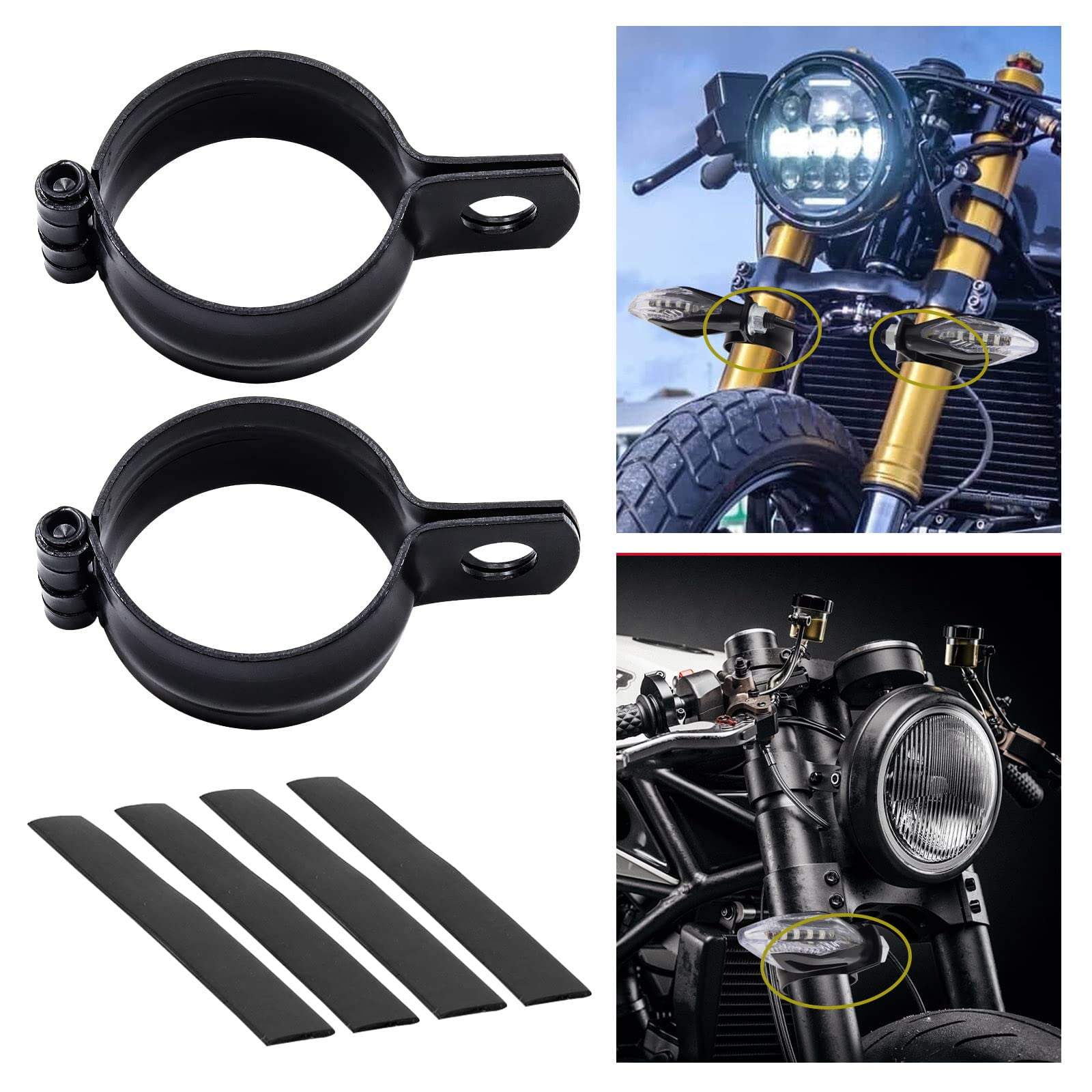 NWpangu 2PCS Universal Motorcycle CM31 Spotlight Mounting Brackets ...