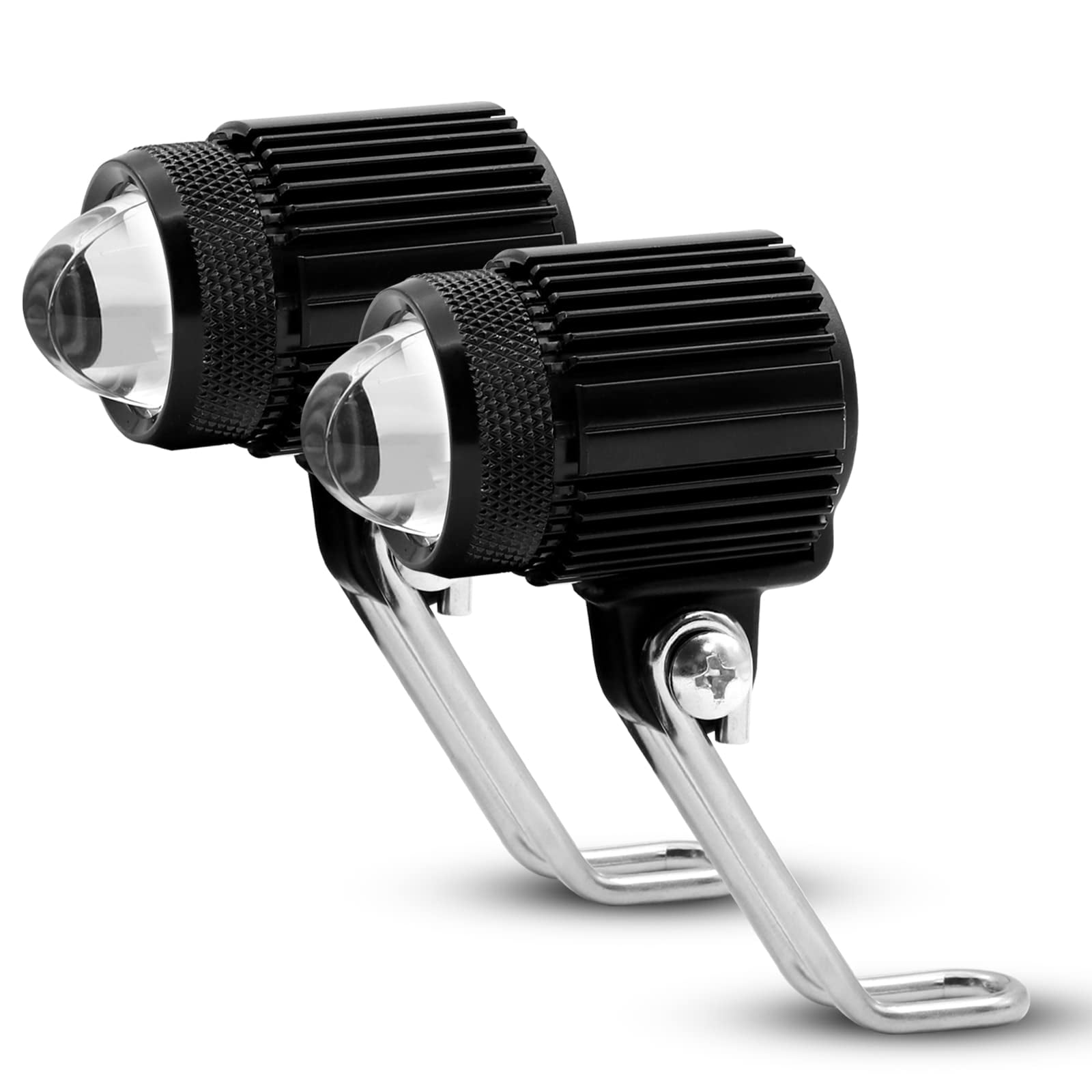 NWpangu LED Motorcycle Fog STF9 Lights Yellow White Bi-Color LED ...