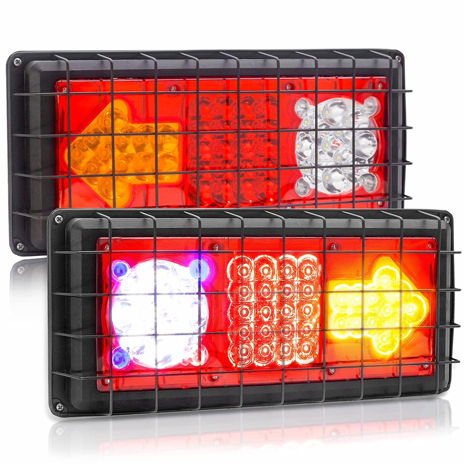 NWpangu LED Trailer Tail SSF20 Lights 12V 24V LED Rear Lights Running ...