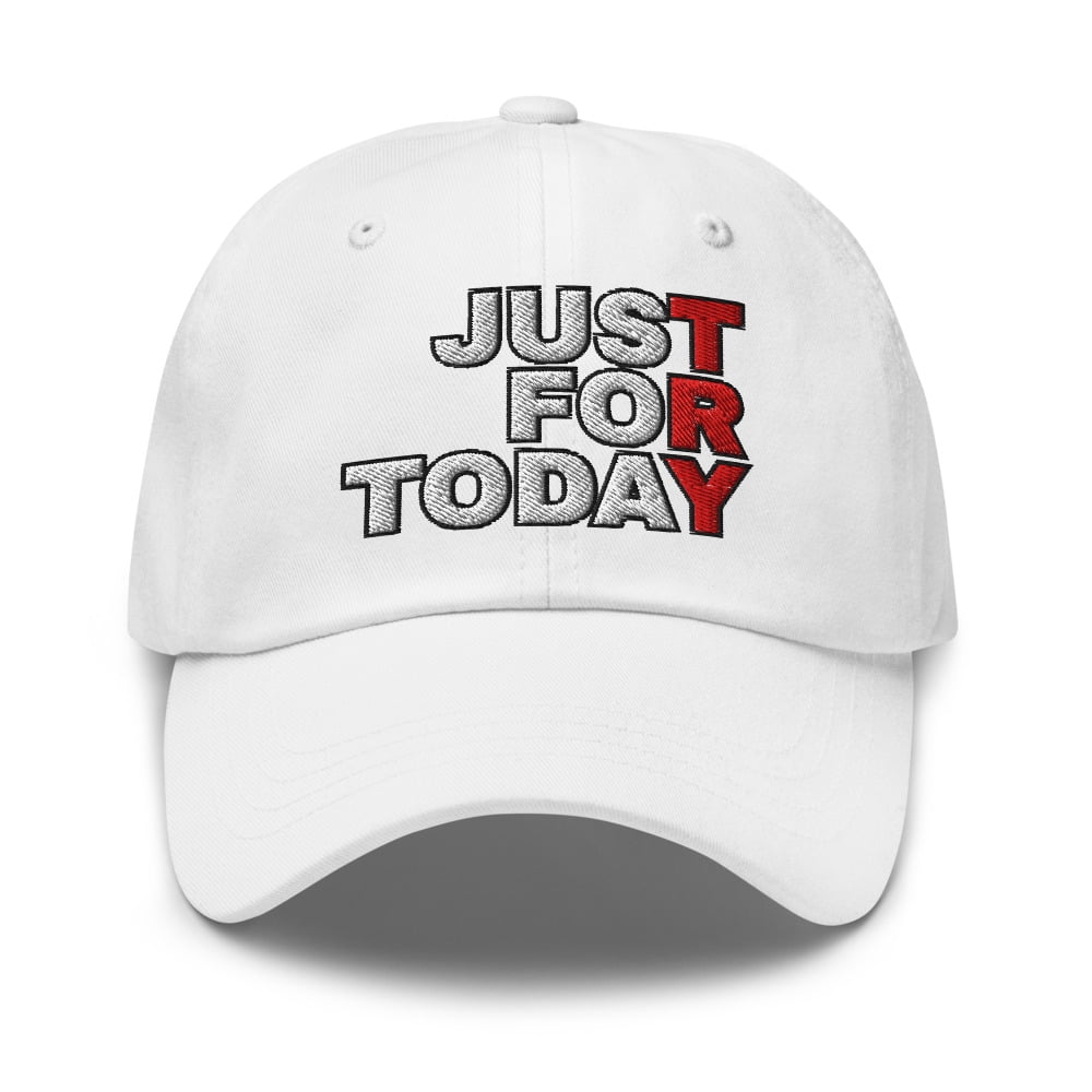 NX Just for Today Embroidered Curved Bill Cap Relaxed Fit Low Crown ...