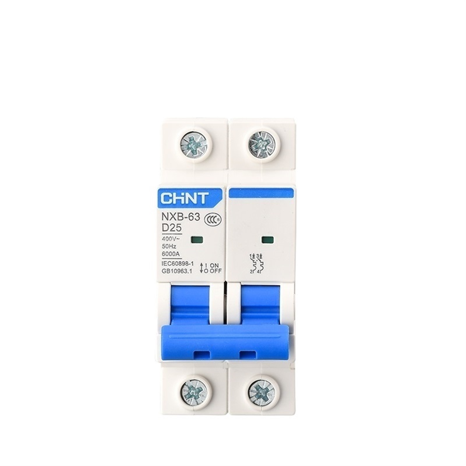 NXB-63 Miniature circuit breaker MCB 6kA type D 1P 220V 230 V 240V 1A ...