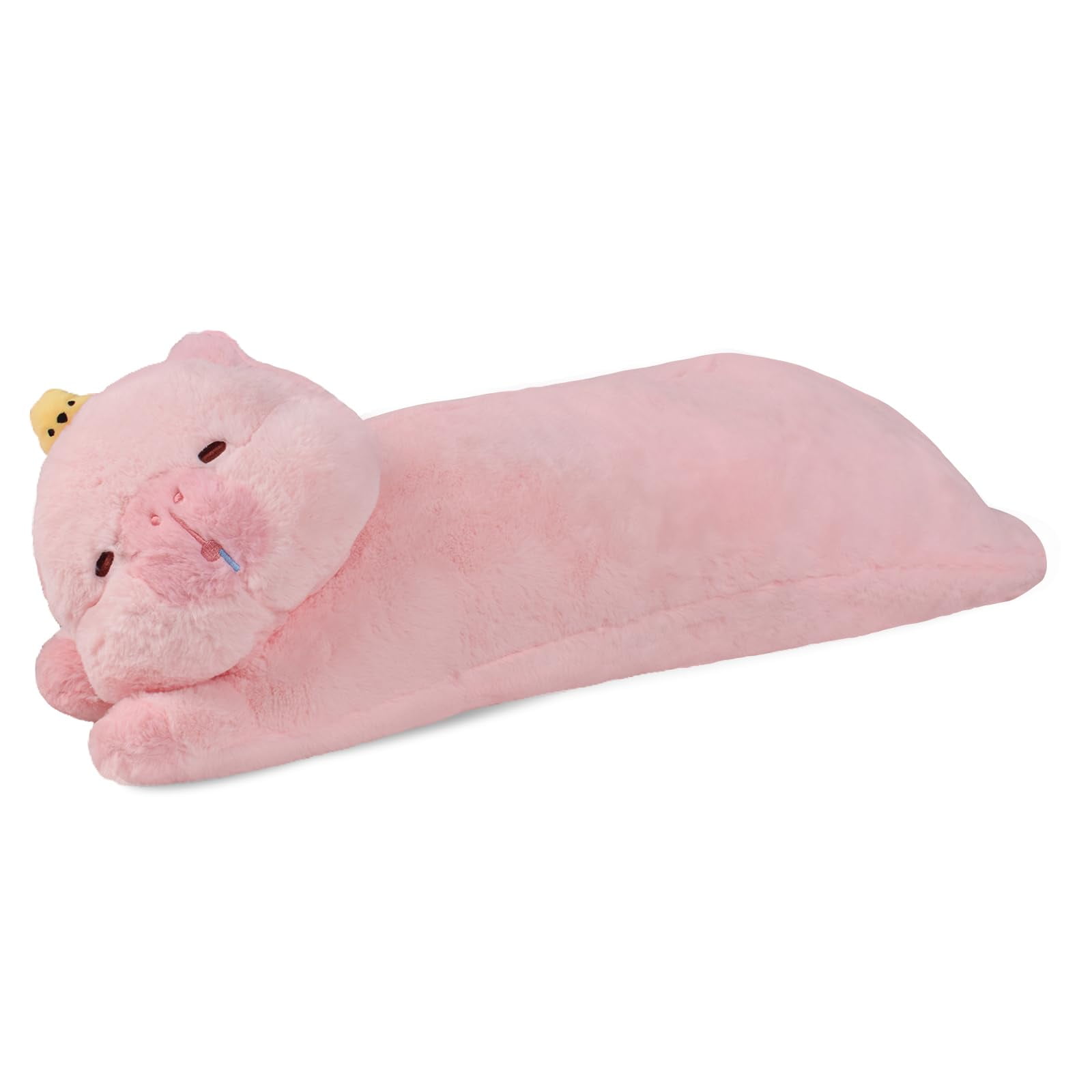 NXNYNZ Long Capybara Plush Pillow, Cute Pink 47.3inches Capybara ...